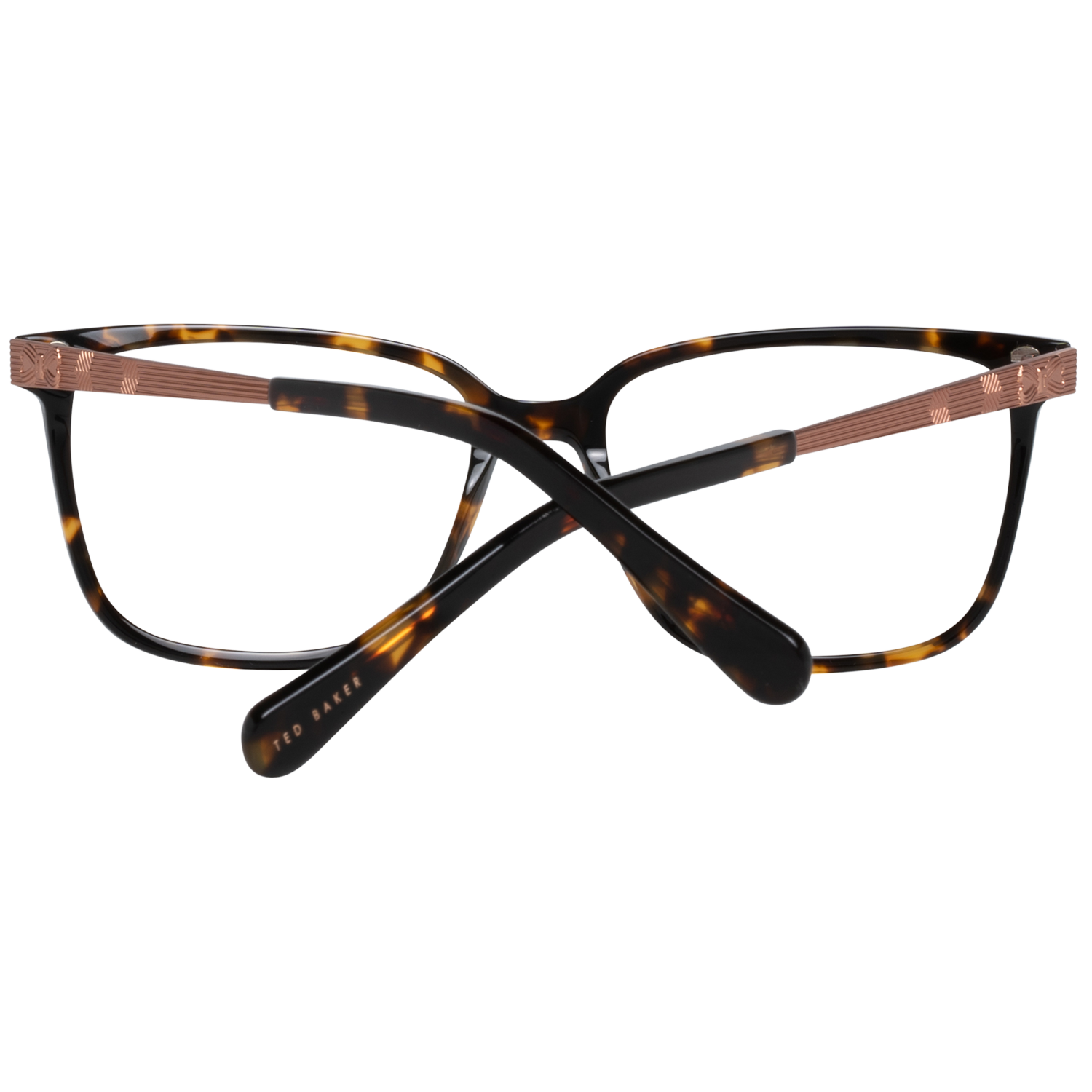 Ted Baker Rectangle Womens Dark Tortoise Glasses Frames