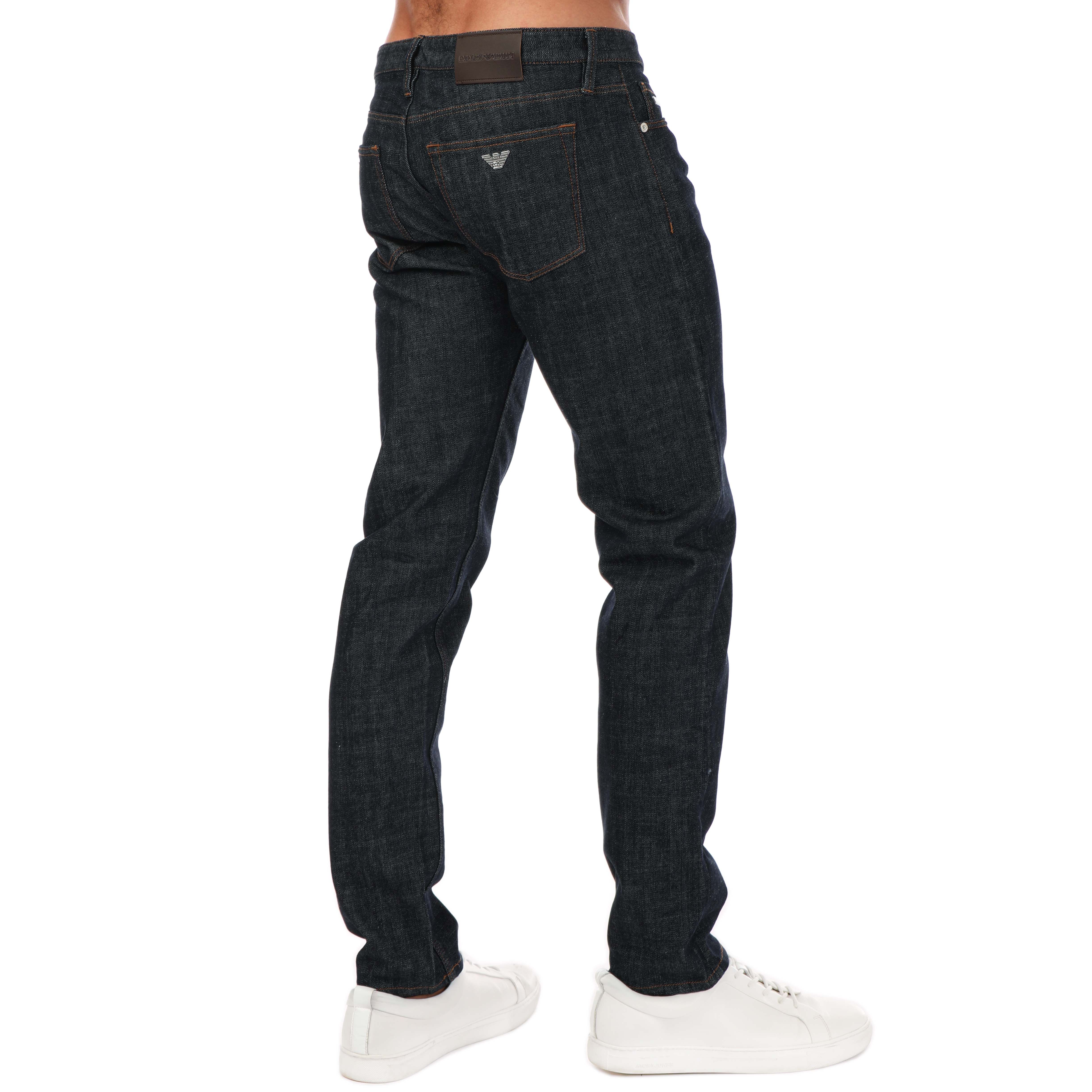 Men's Armani J75 Slim Fit Jeans in Denim