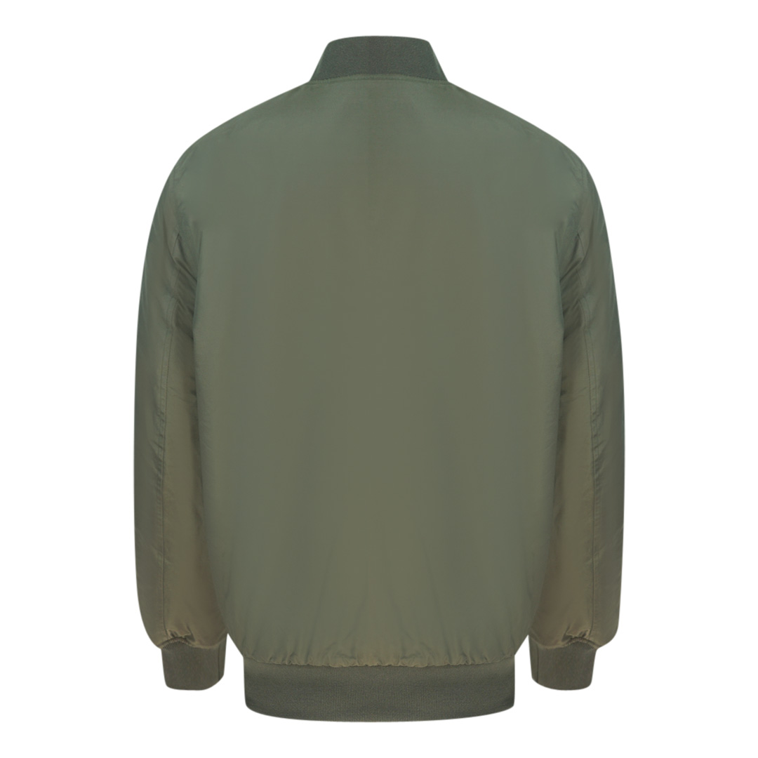 Champion Classic Sript Logo Dark Green Bomber Jacket