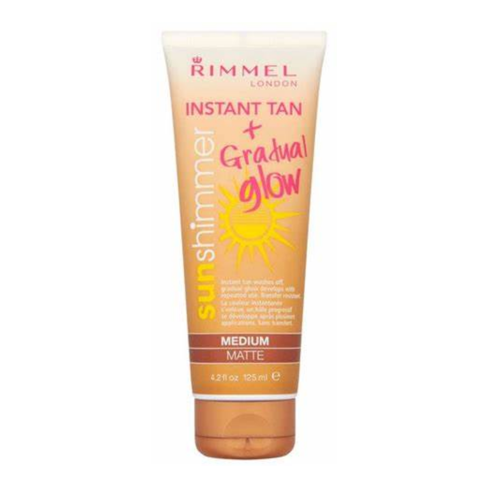 Rimmel London Instant Tan & Gradual Glow Sun Shimmer Instant Tan ...