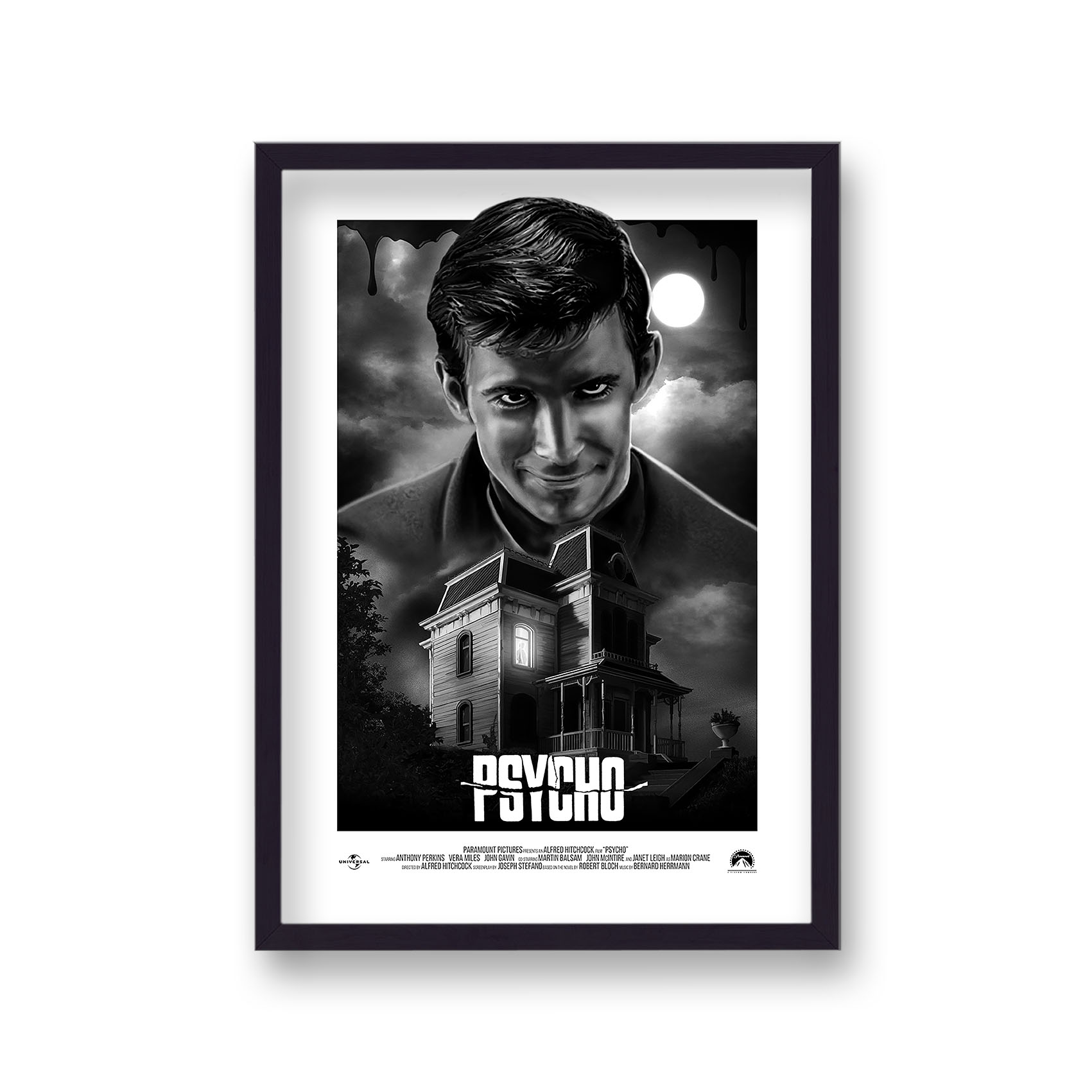 Hitchcock Psycho v4 Reworked Movie Poster