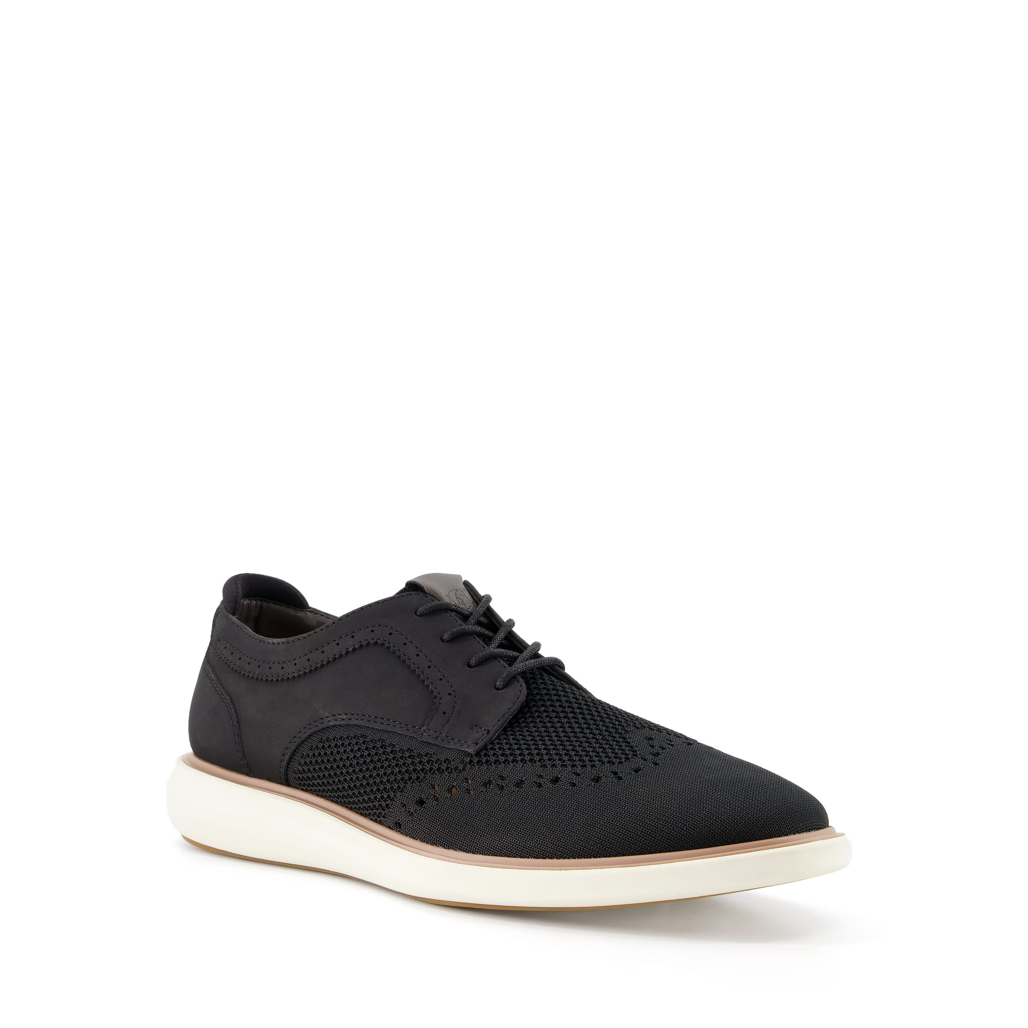 Dune Mens BARLEIGH Wedge Sole Knitted Brogues