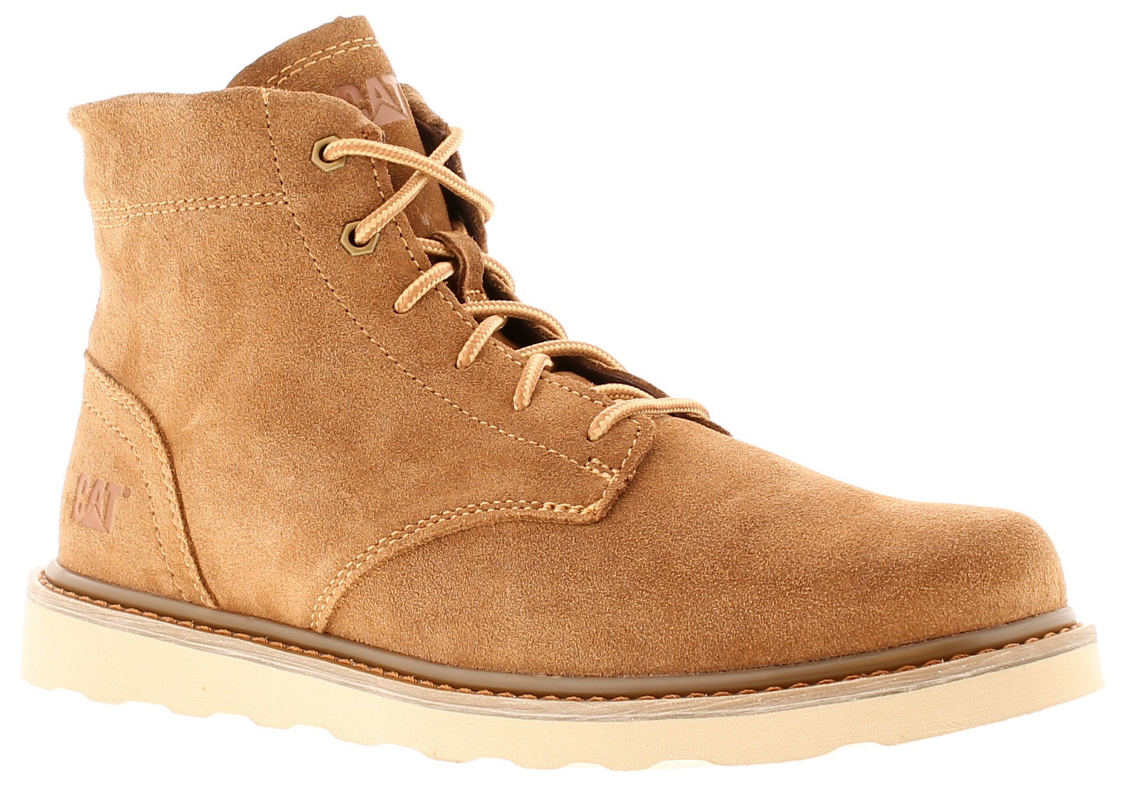 Caterpillar Mens Desert Boots Narrate Suede Leather Lace Up dashund