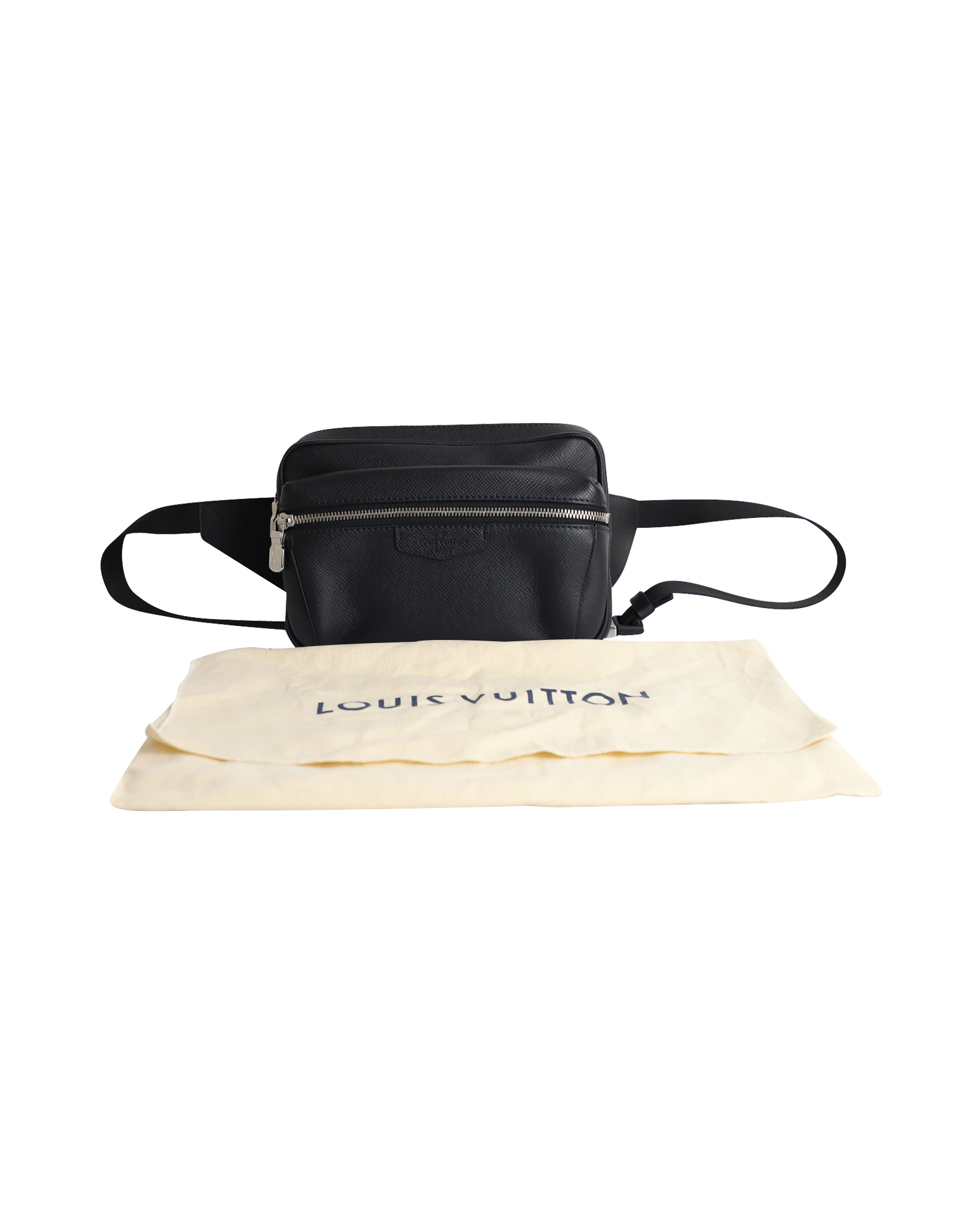 Louis Vuitton Outdoor BumBag in Black Taiga Leather
