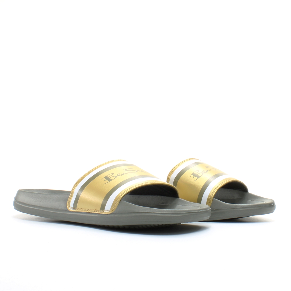 Ben Sherman Weston Mens Khaki Sliders