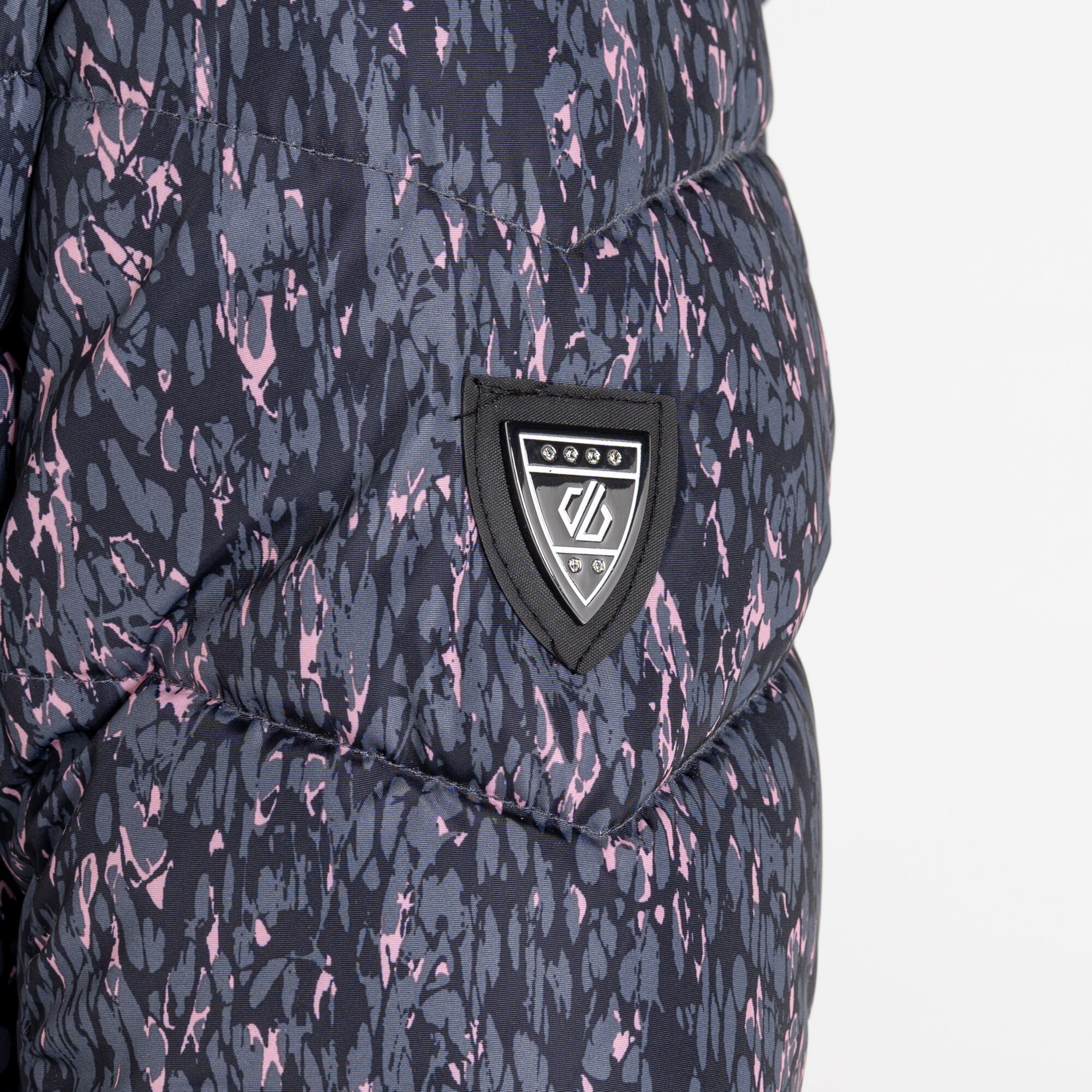 Dare 2B Womens/Ladies Reputable Embellished Padded Jacket (Powder Pink ...