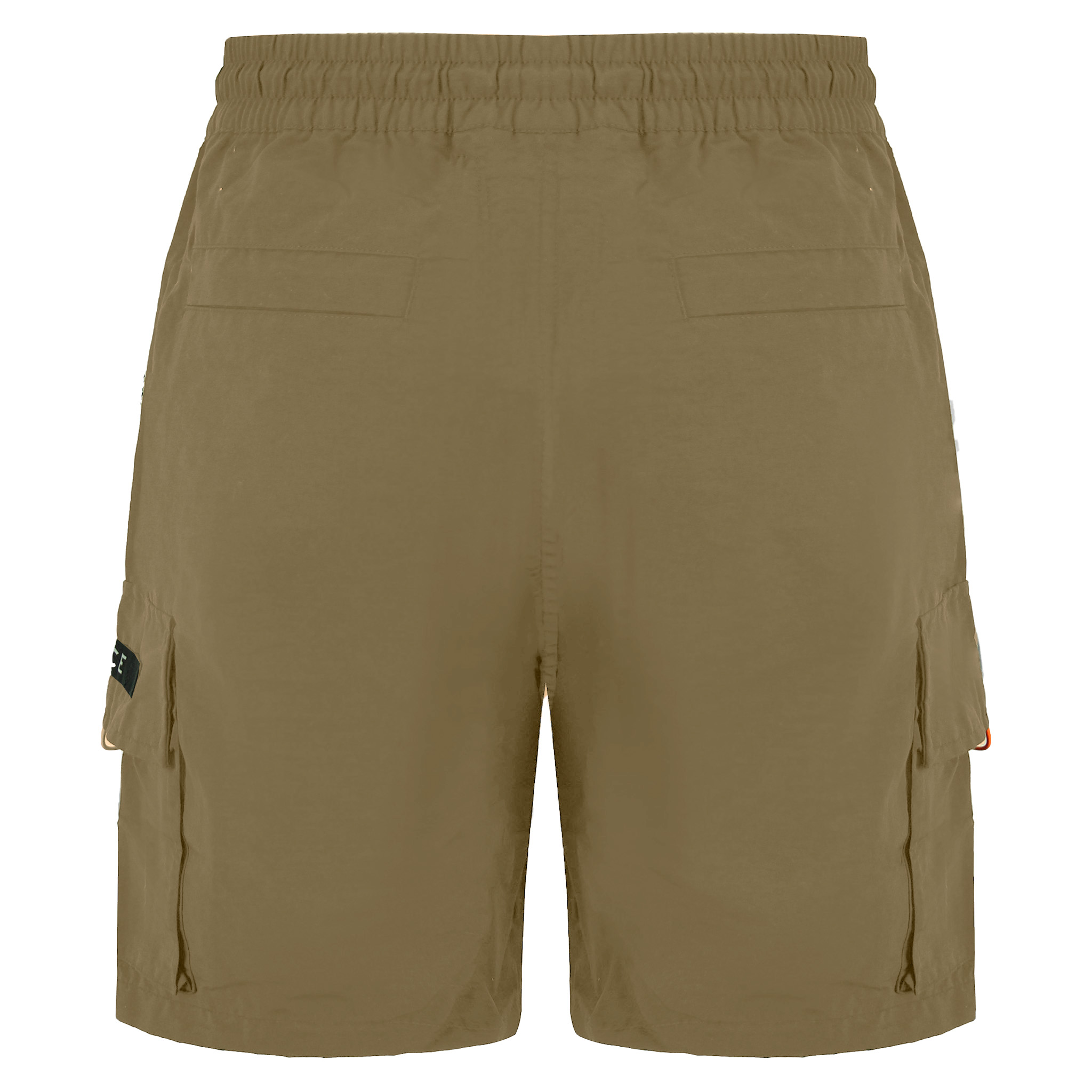 Nicce Stretch Waist Beige Mens Reflective Meru Cargo Shorts 211 1 06 05 ...