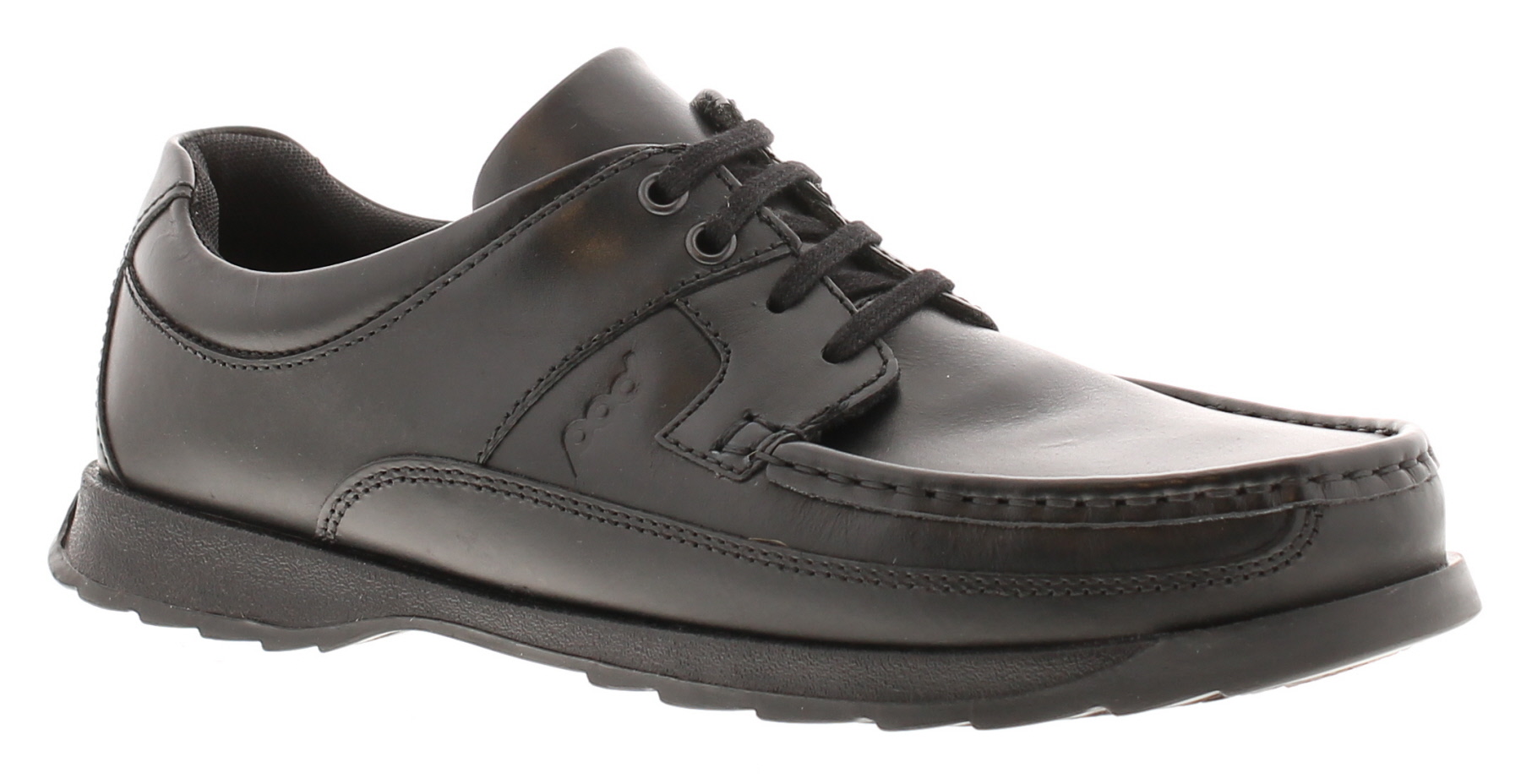 Pod Mens Smart Shoes Luke Leather Lace Up black
