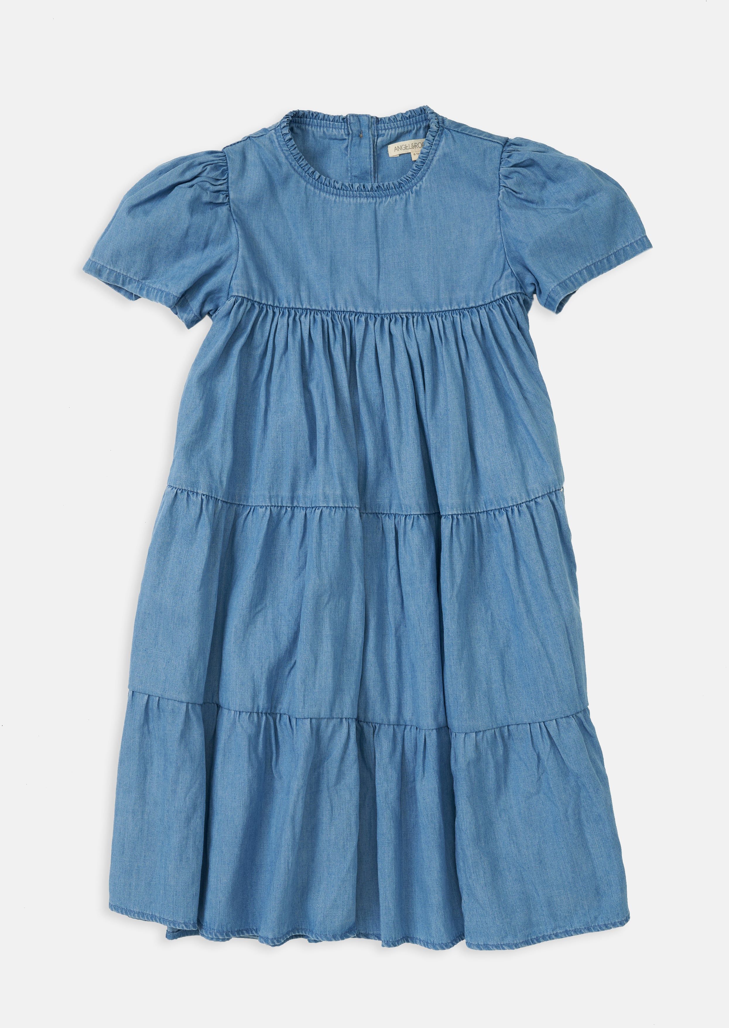 Ada Denim Tiered Dress