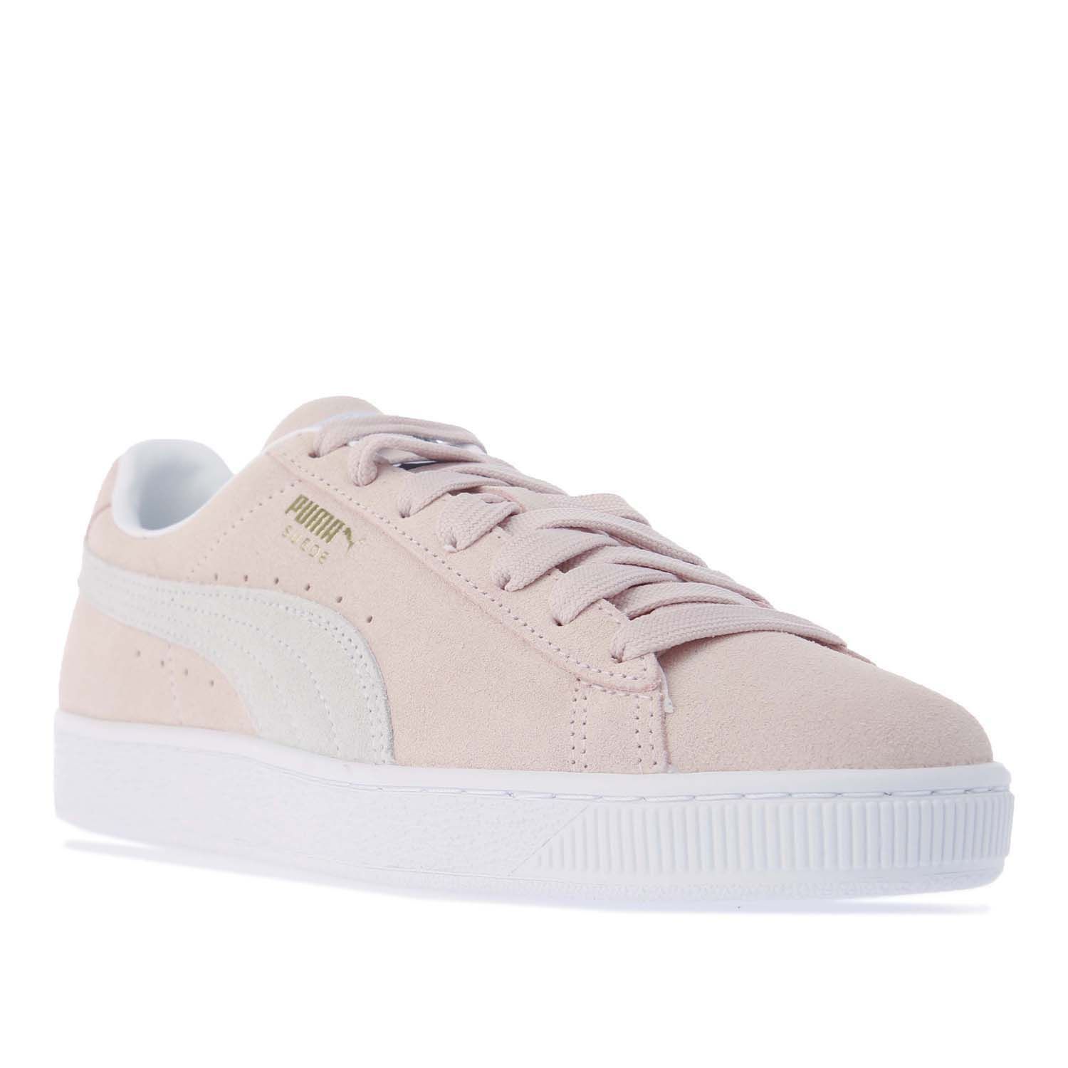 Women's Puma Suede Classic XXI Trainers in Peach