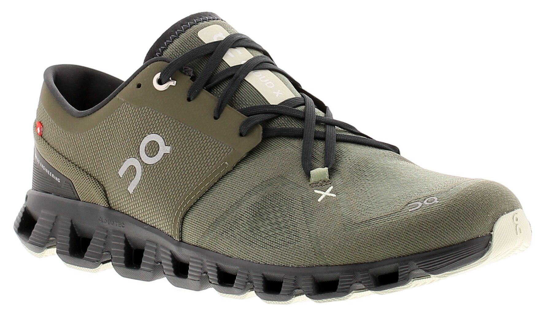 On Running Cloud X Mens Running Trainers green