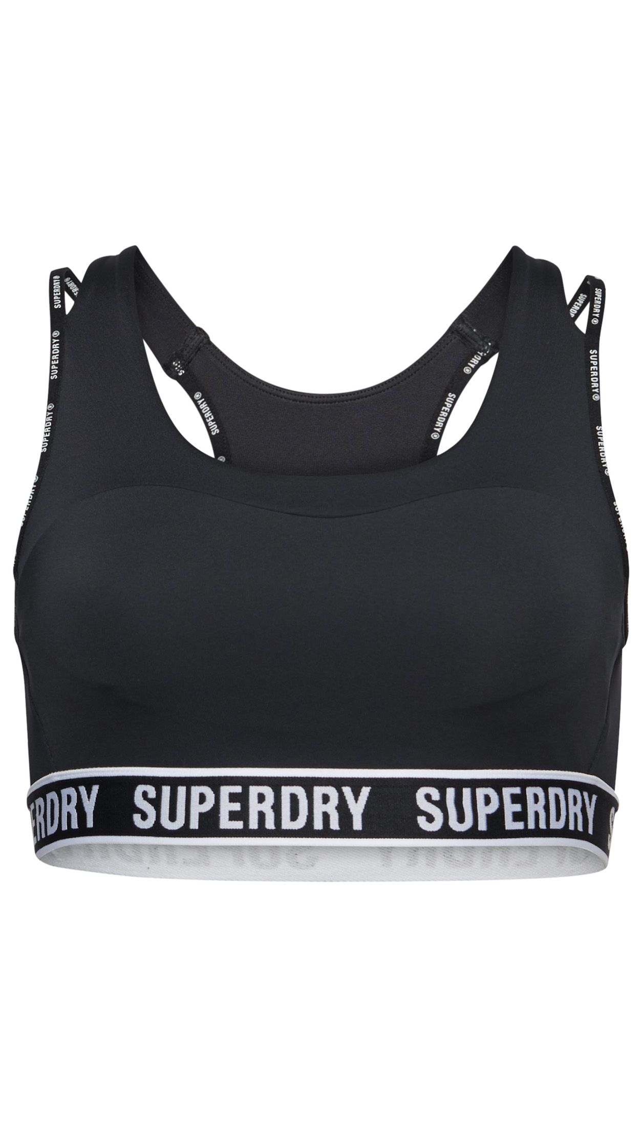 Superdry Elastische Train beha met logo