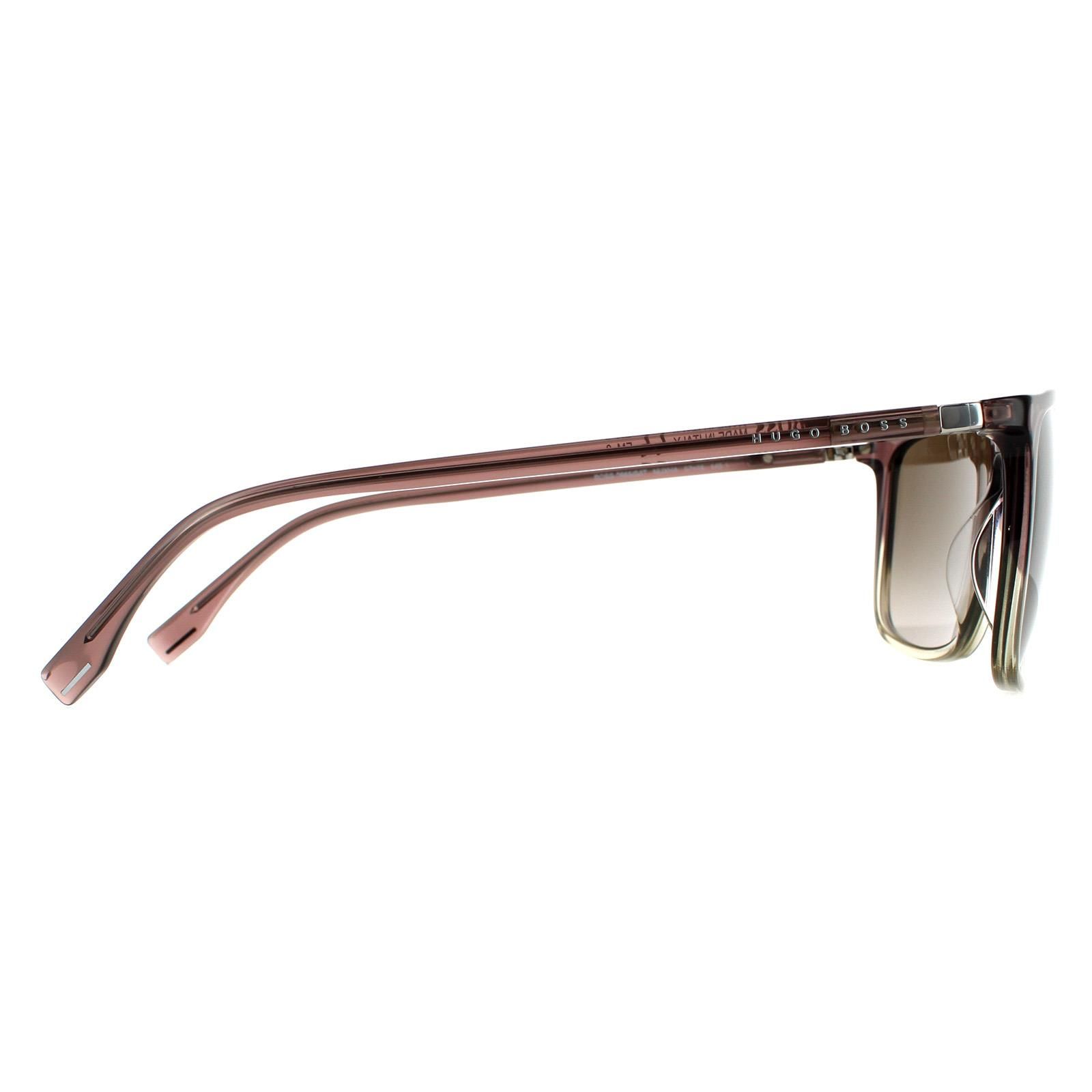 Hugo Boss Zonnenbril Boss 0665/S/It Nux Ha Brown Gray Brown Gradient