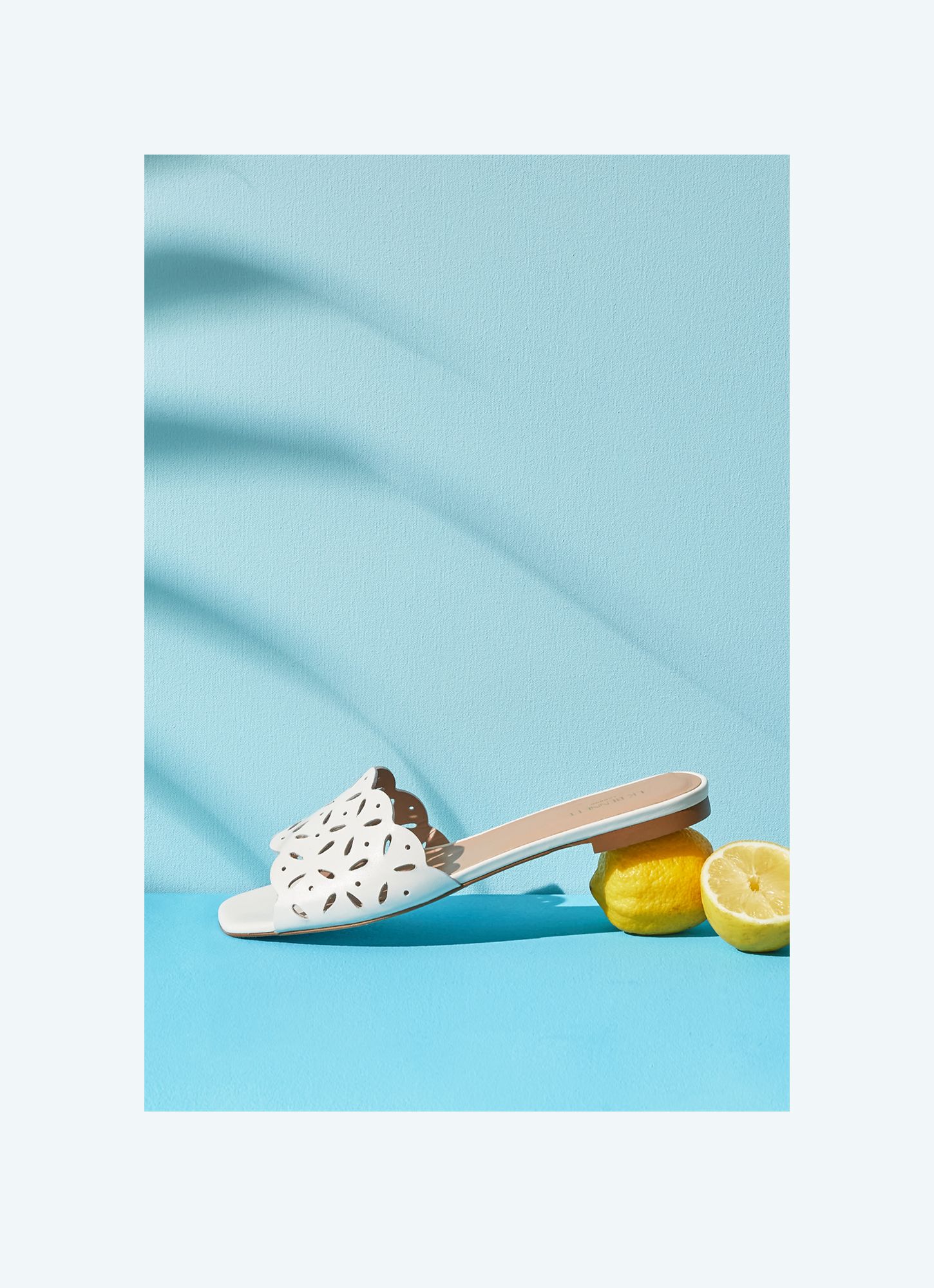 LK Bennett Amaya Flat Sandals, White