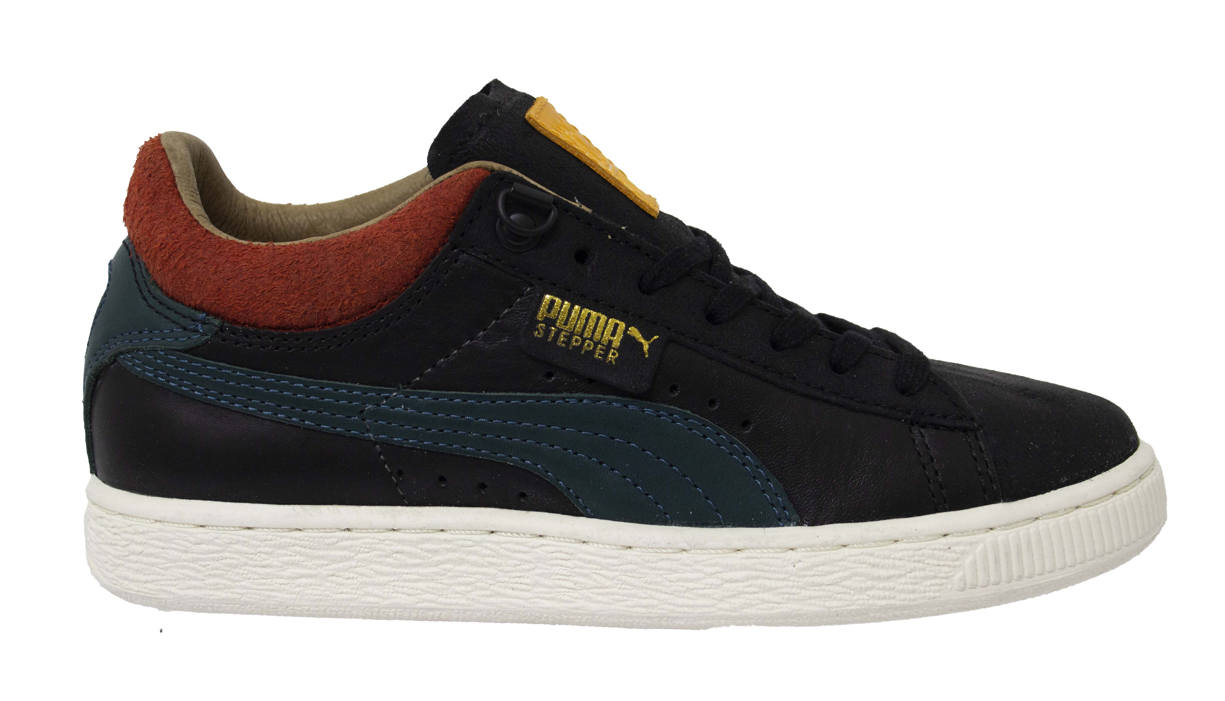 Puma Stepper Classic MMQ Mens Leather Lace Up Trainers 355550 01