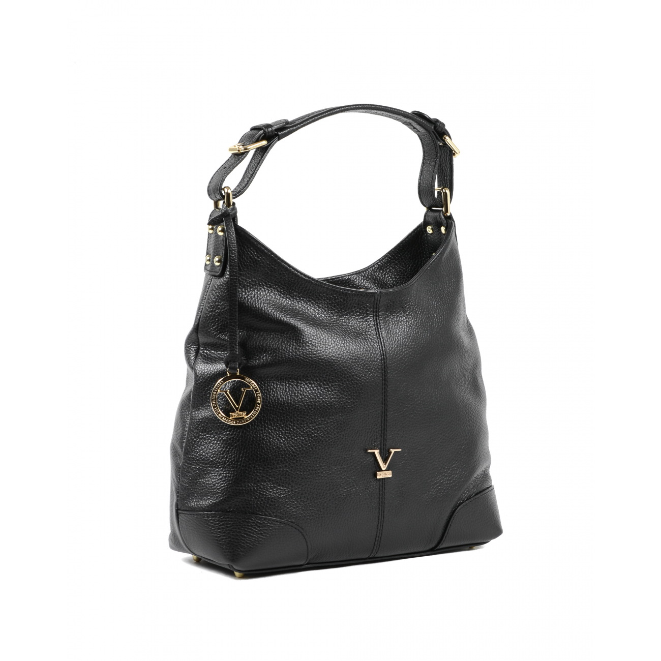19V69 Italia Womens Shoulder Bag Black V319 52 DOLLARO NERO
