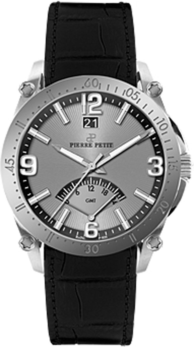 Pierre Petit: Mens Serie Le Mans Silver Watch