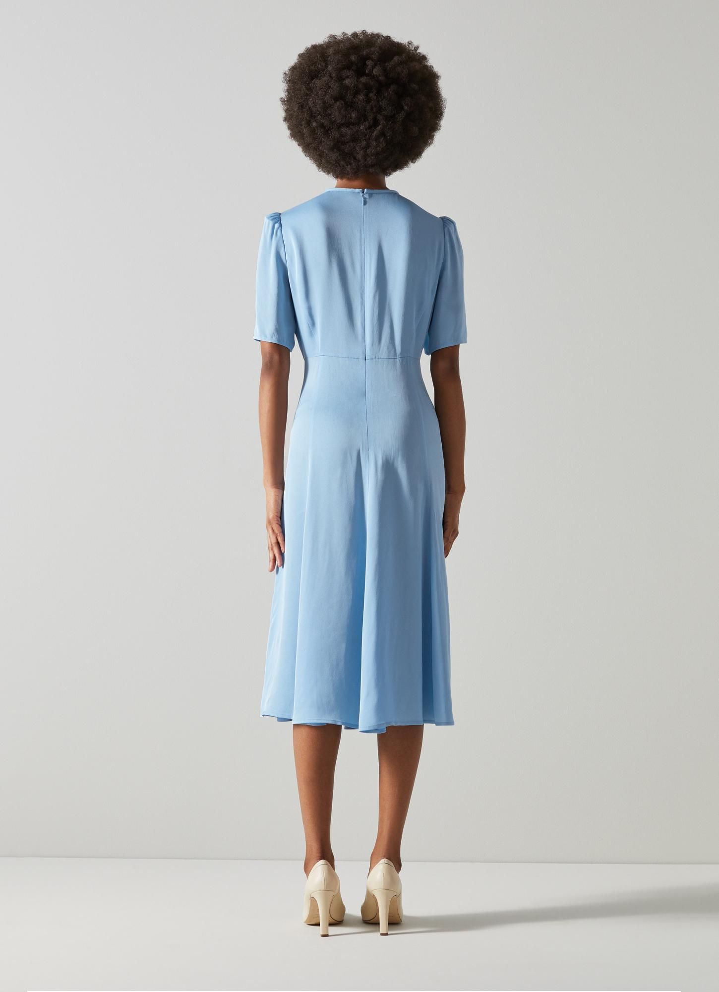 LK Bennett Montana Dresses, Hyacinth