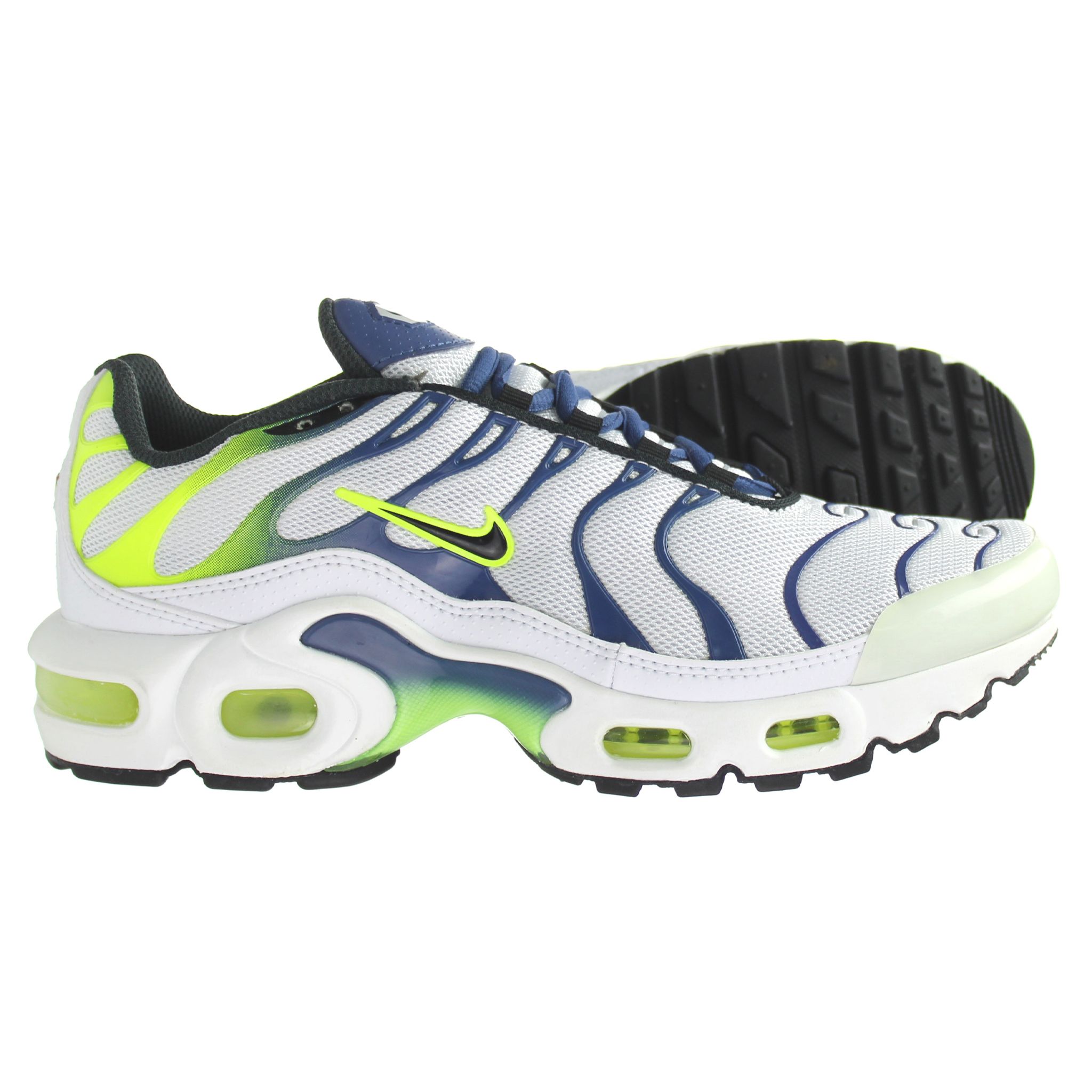 Nike Air Max Plus Lace-Up Multicolor Synthetic Mens Trainers CD0609 101