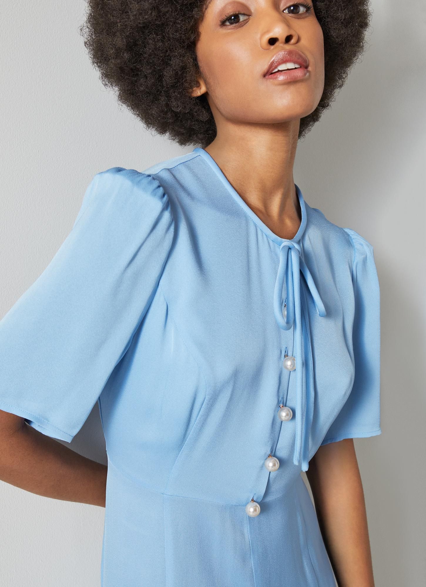 LK Bennett Montana Dresses, Hyacinth