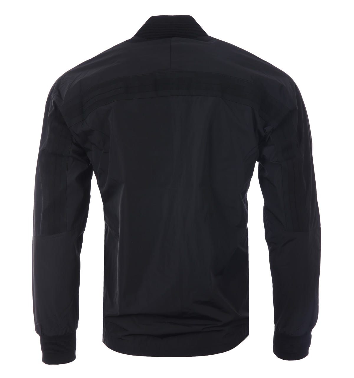 Replay Sportslab Cotton Nylon Twill Bomber Jacket - Black