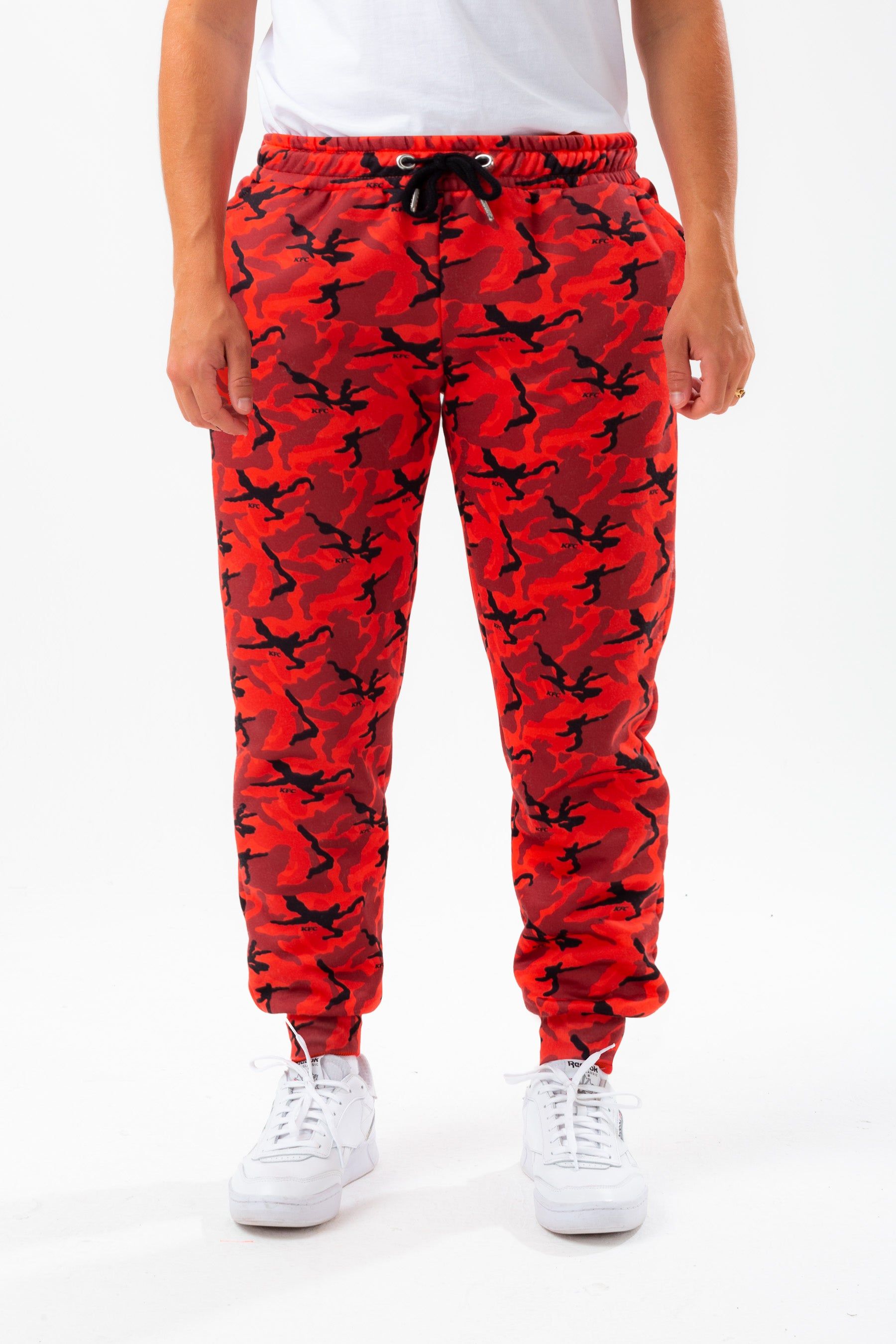 Hype X Kfc Red Camouflage Adult Joggers