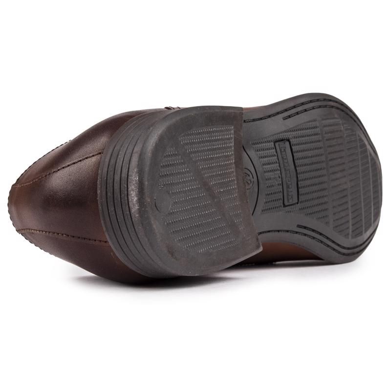 Men's Lambretta Ben Leather Derby Shoes in Tan