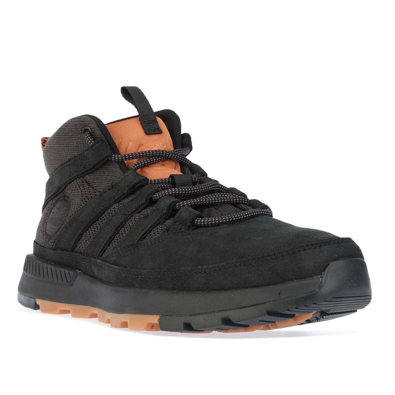 Men's Timberland Euro Trekker Mid Boot in Black