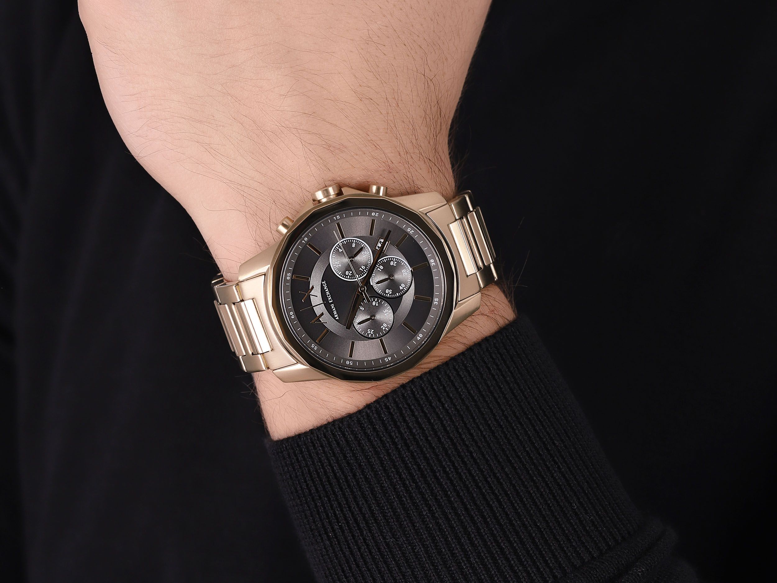 Armani Exchange Banks Men's Gold Watch AX1721