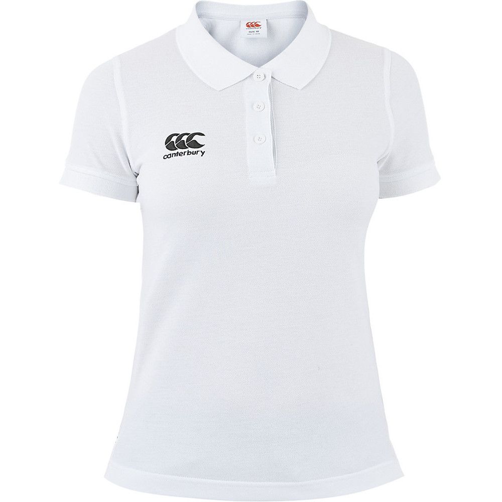 Canterbury Womens/Ladies Waimak CCC Logo Polycotton Polo Shirt