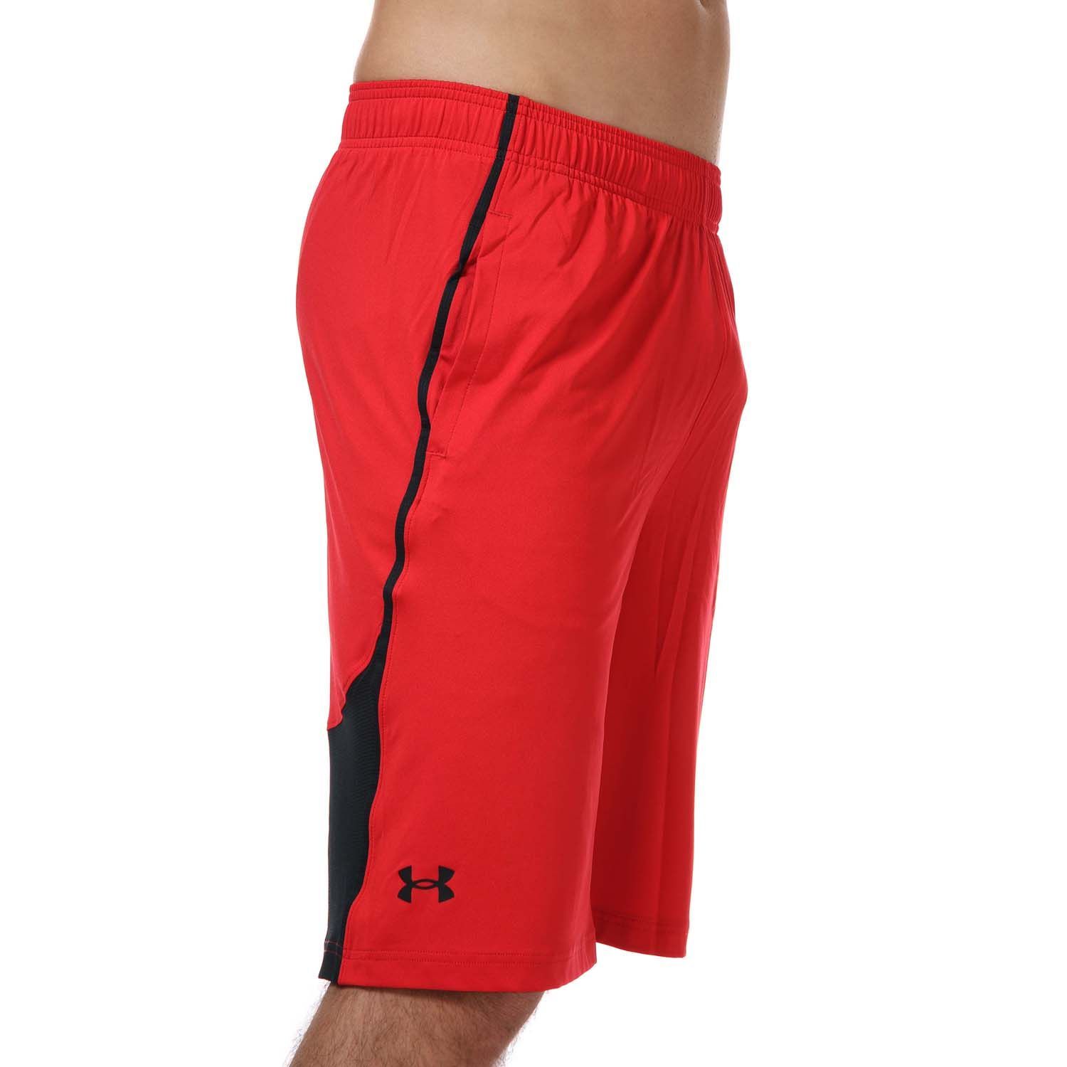 Men's Under Armour UA Raid 2.0 Shorts in Red