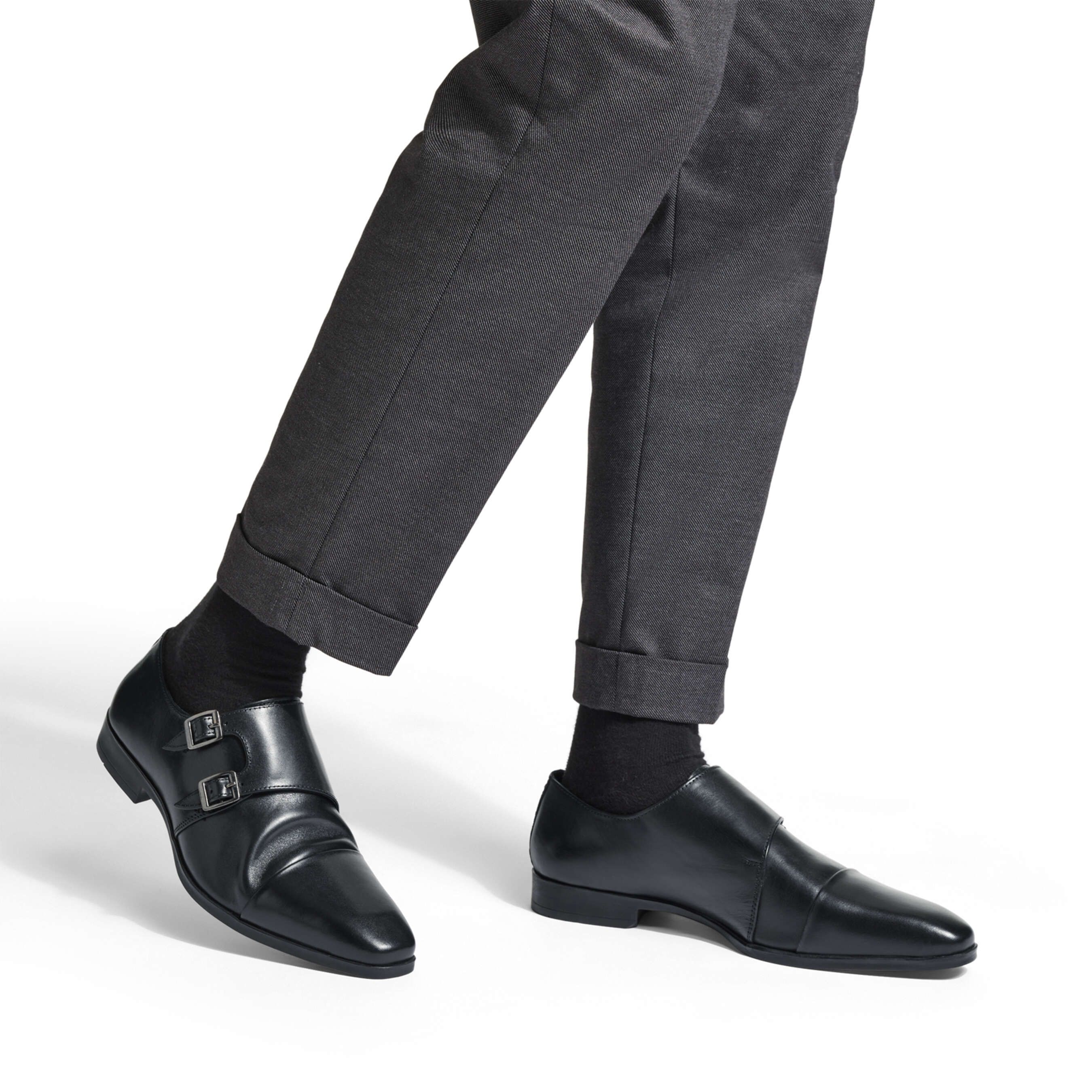 KG Kurt Geiger Leather Collins Double Monk