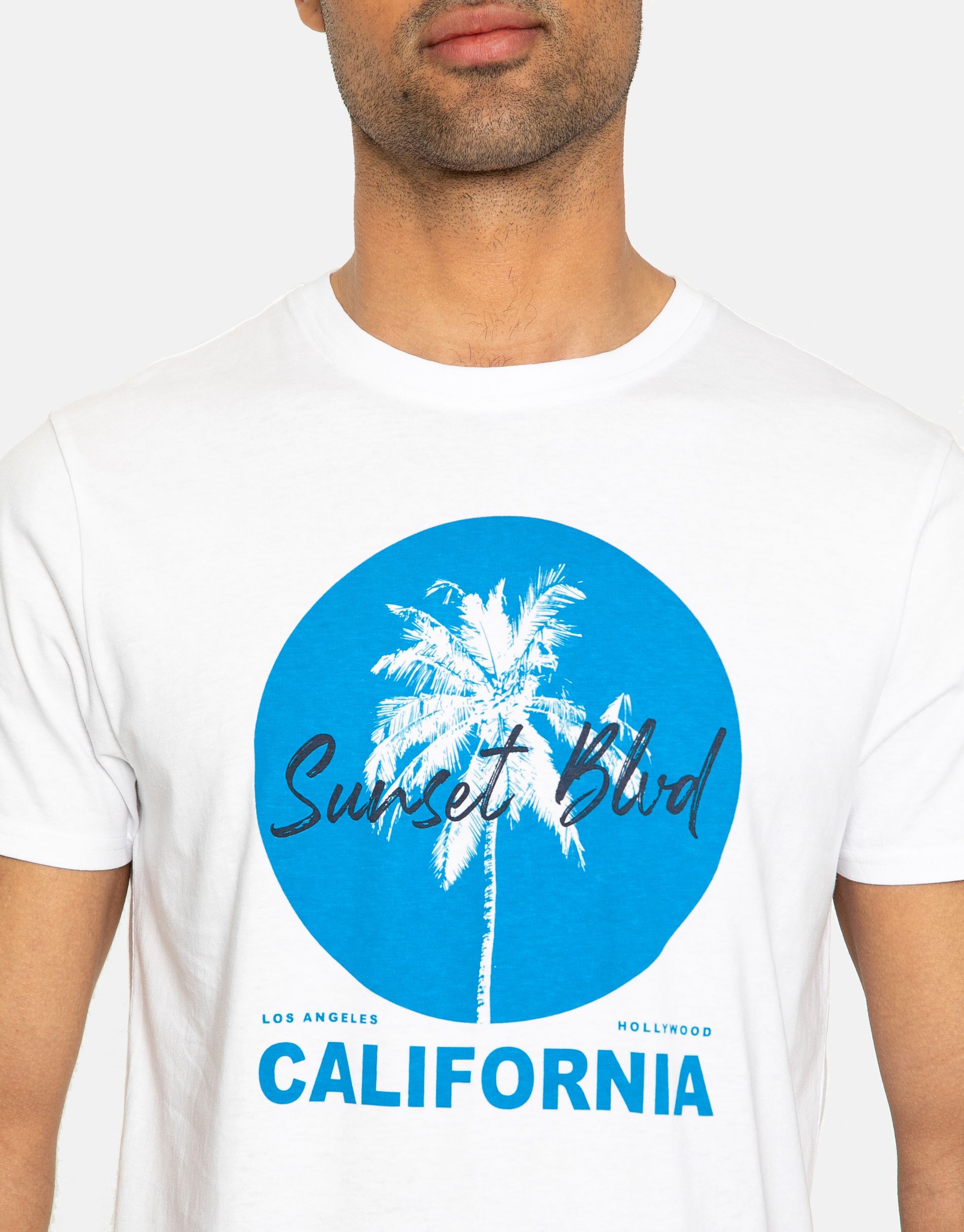 Front Print Cotton 'Danny' T Shirt