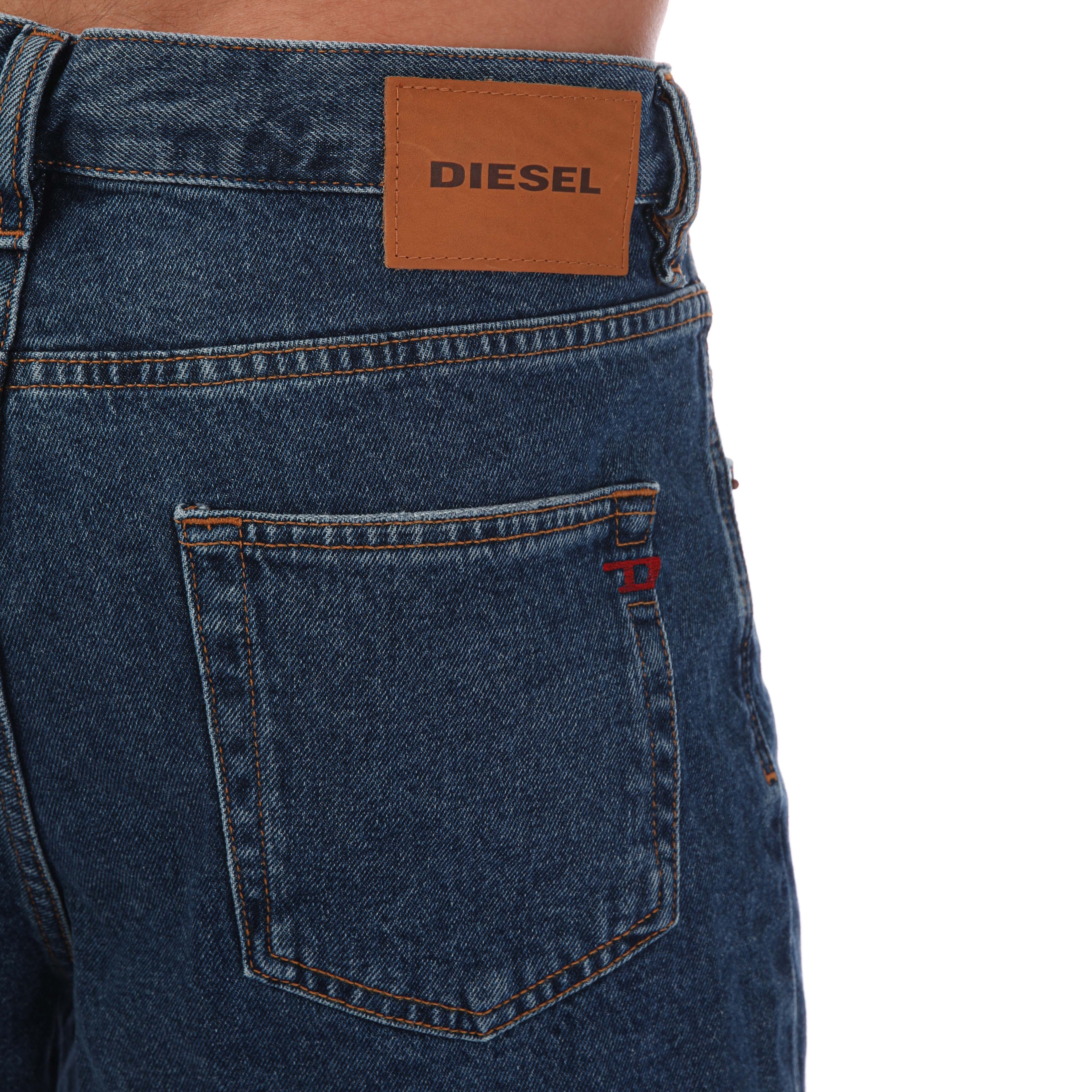 Men's Diesel D-STRUKT Denim Shorts in Denim