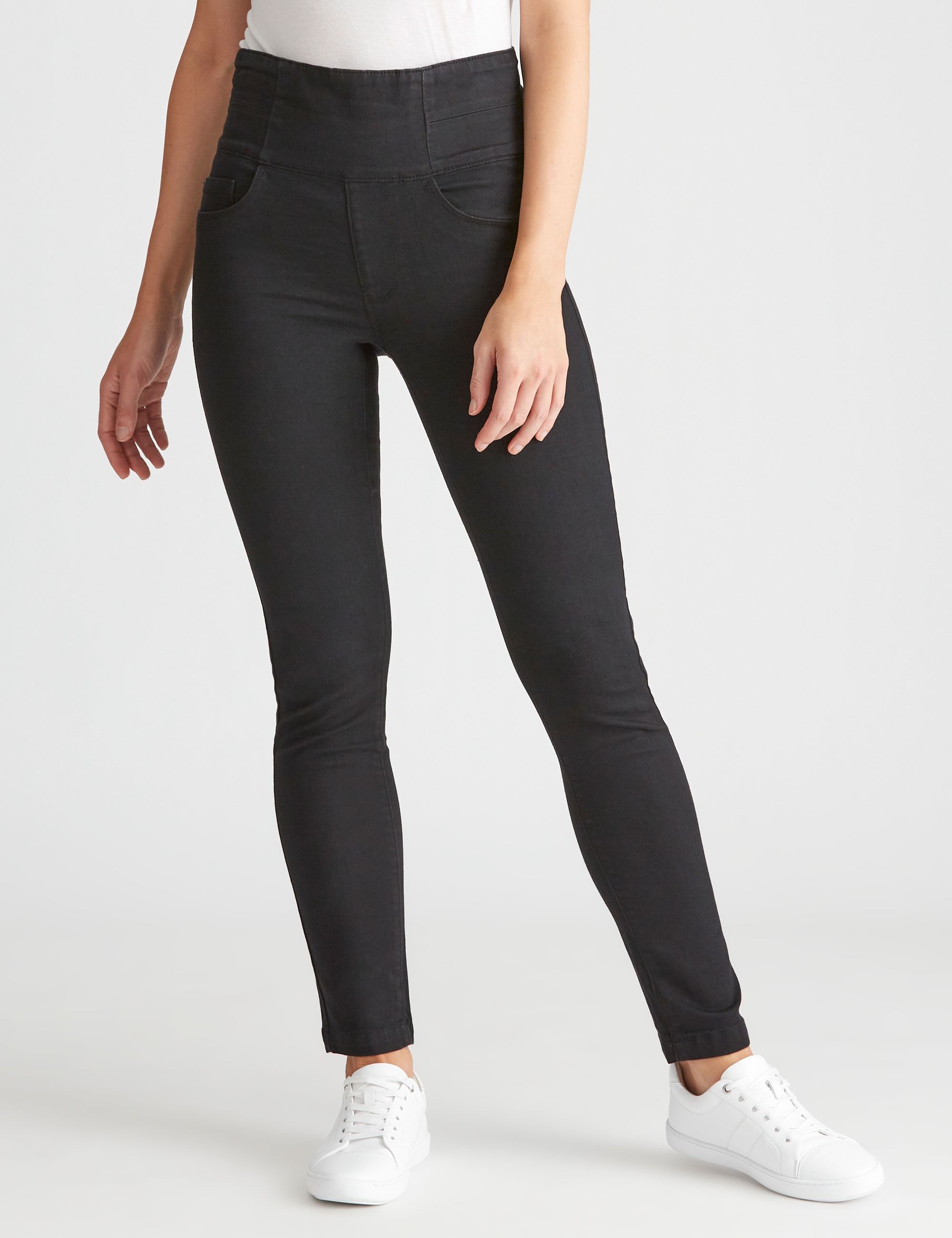 Womens Katies Full Length Denim Shape & Curve Jeans Black