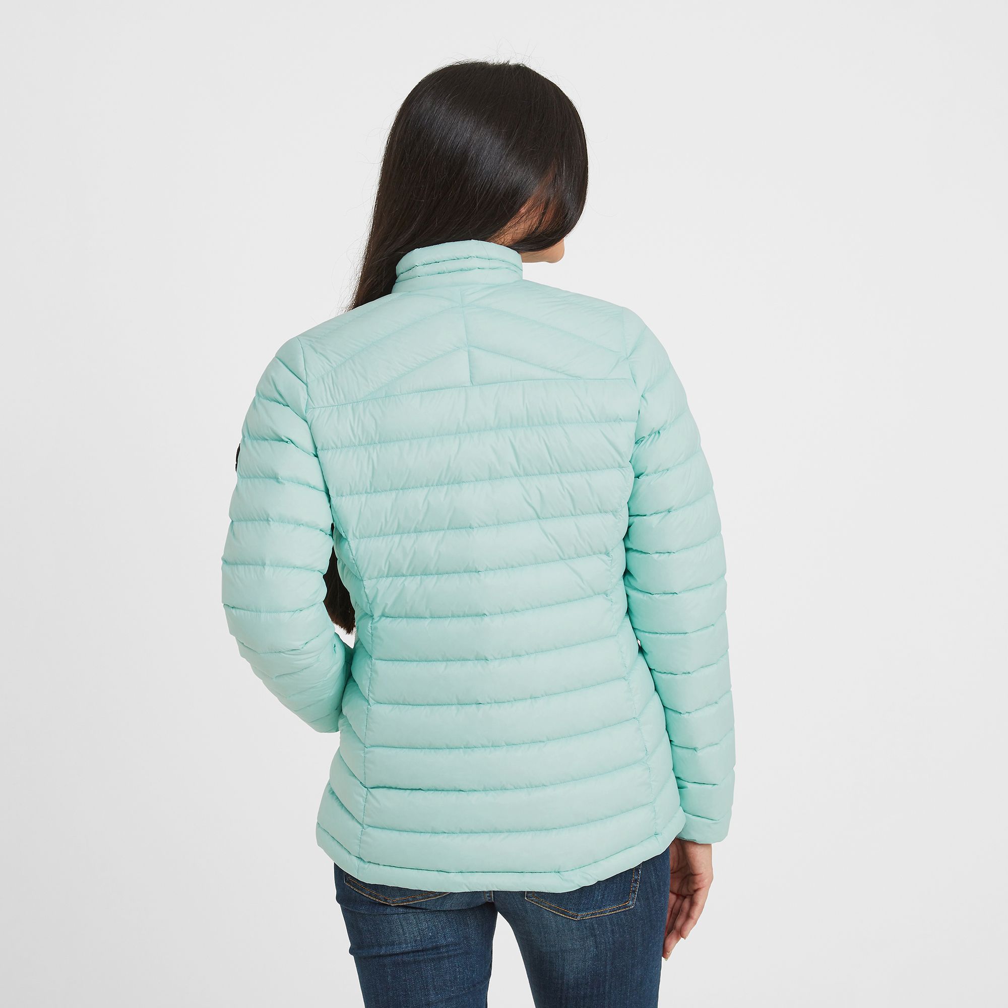 Drax Women's Funnel Down Jacket Mint Blue