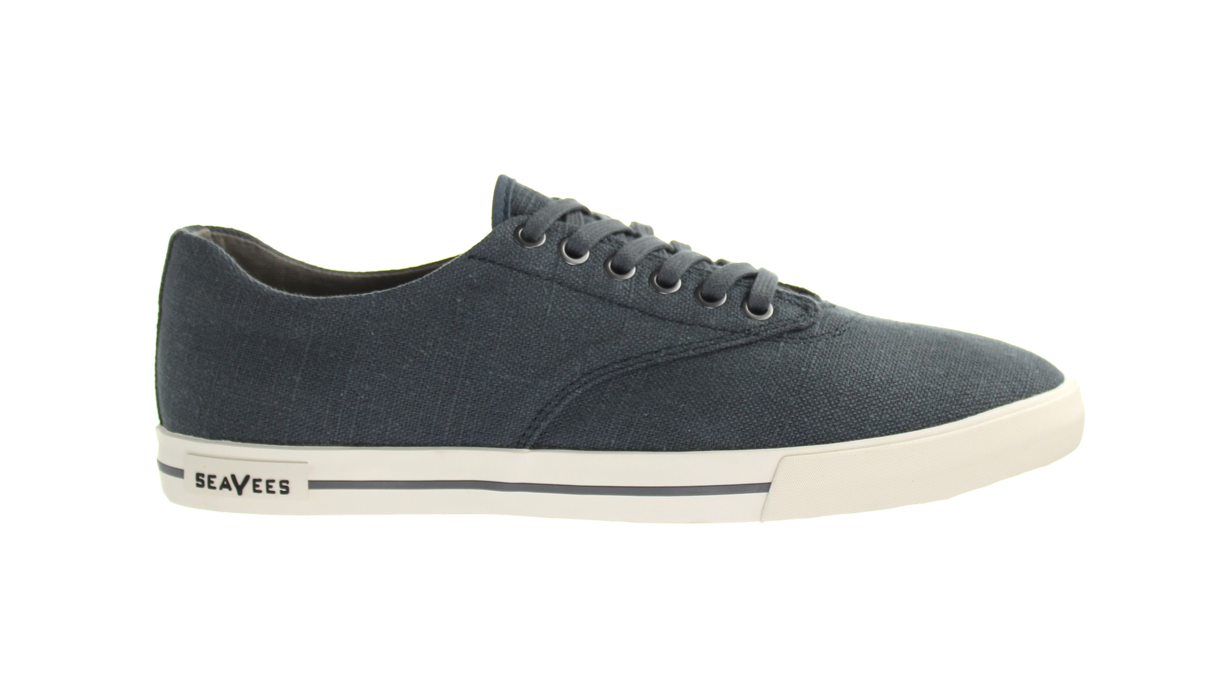 Seavees Hermosa Plimsoll Standard Grey Mens Plimsoll