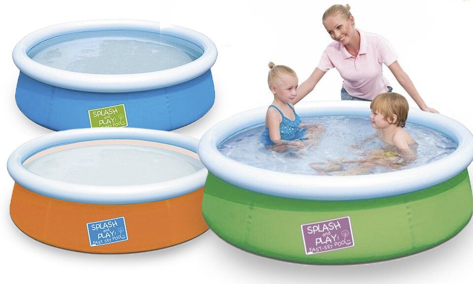 Bestway My First Fast Set Pool Set Assorted Colours - 38cm