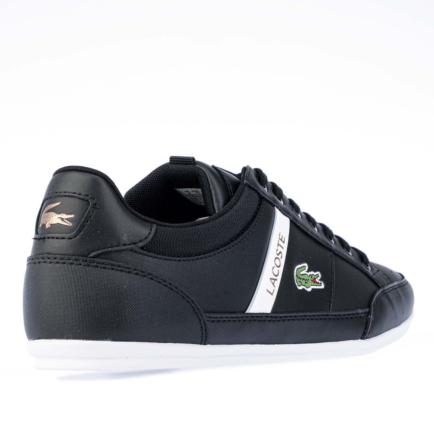Men's Lacoste Chaymon Trainers in Black-White