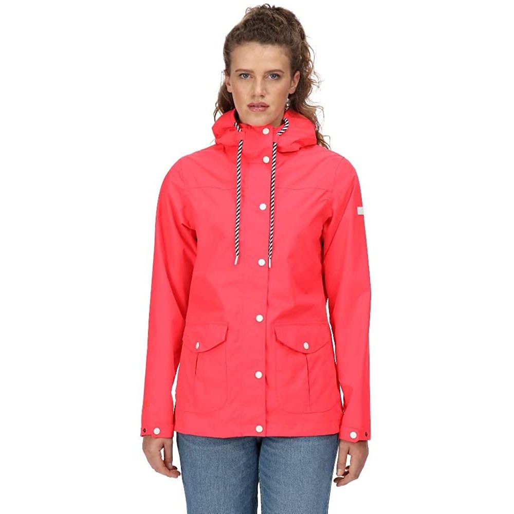 Regatta Womens/Ladies Bayarma Lightweight Waterproof Jacket (Neon Pink)