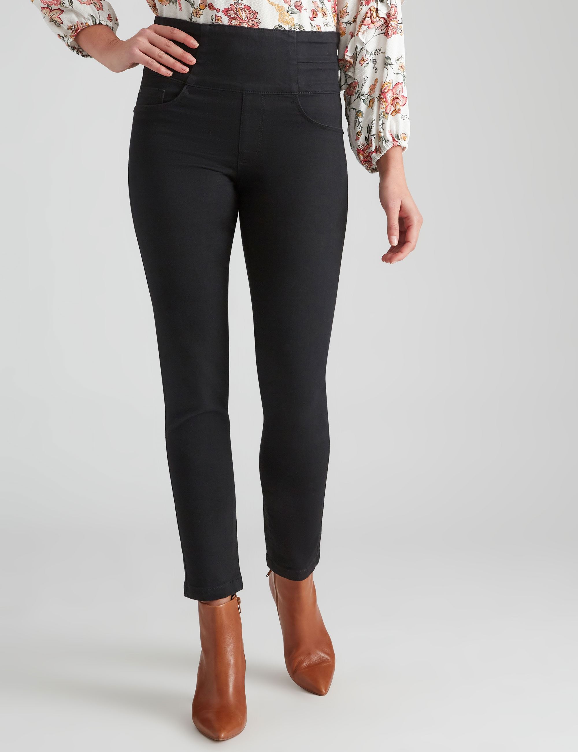 Womens Katies Full Length Denim Shape & Curve Jeans Black
