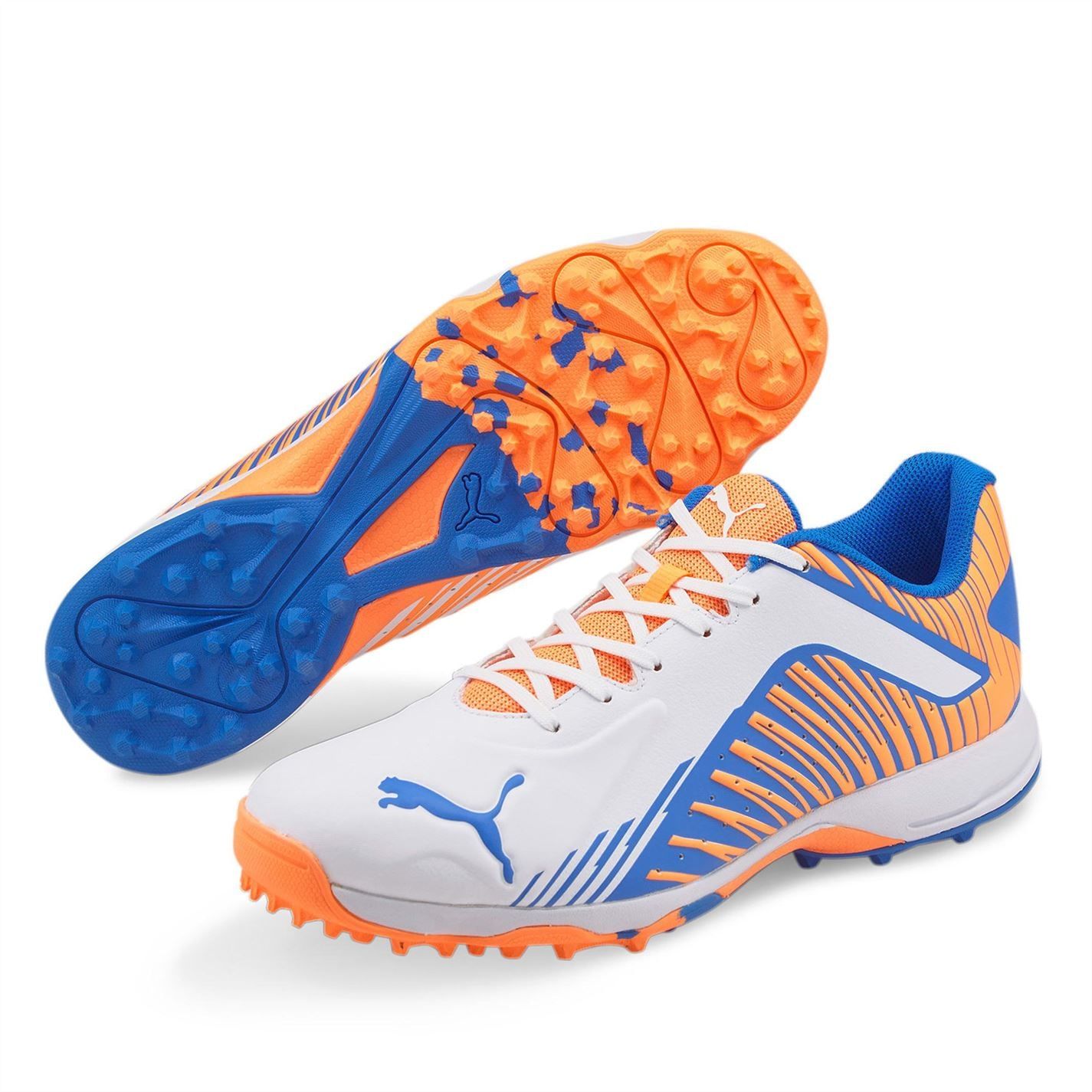 Puma Mens Rubber Sole Cricket Shoes Trainers