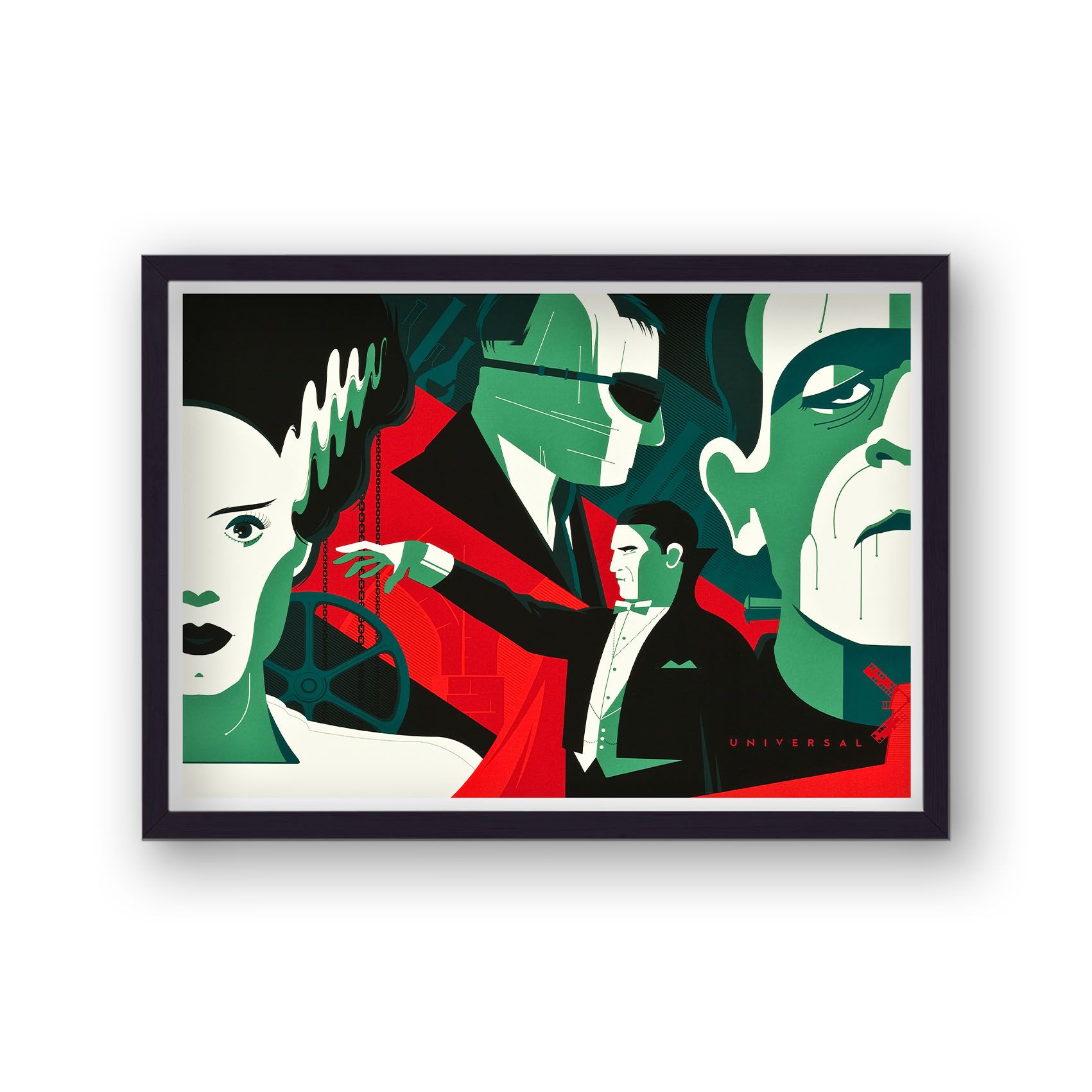 Universal Studios Classic Monsters Reimagined Movie Poster