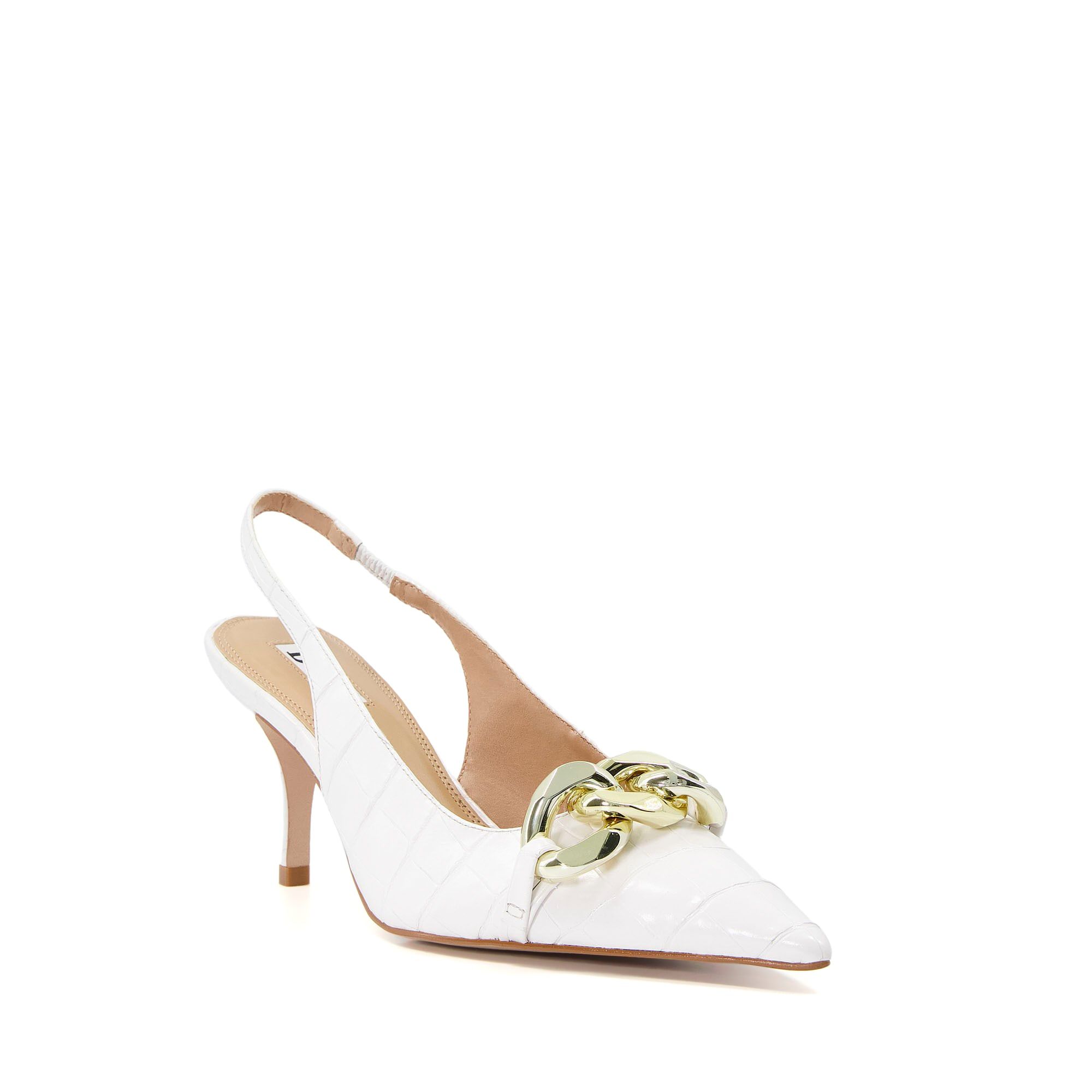 Dune Ladies CANARY Chain-Detail Slingback Courts