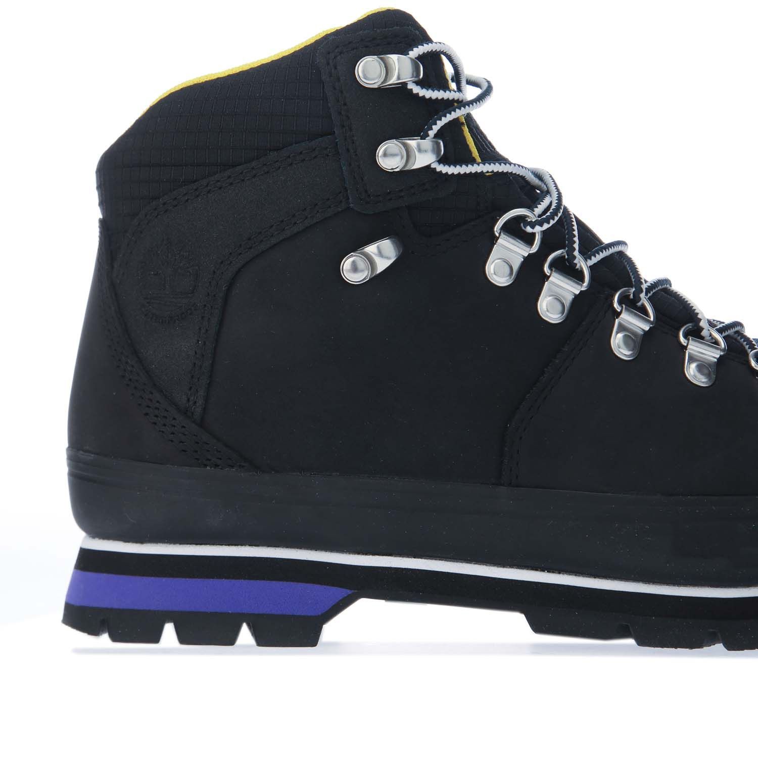 Women's Timberland Euro Hiker Waterproof Hiking Boots in Black