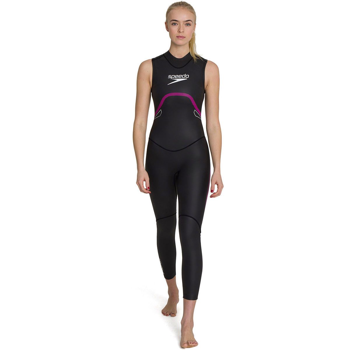 Speedo Proton Thinswim Womens Sleeveless Triathlon Wetsuit Black