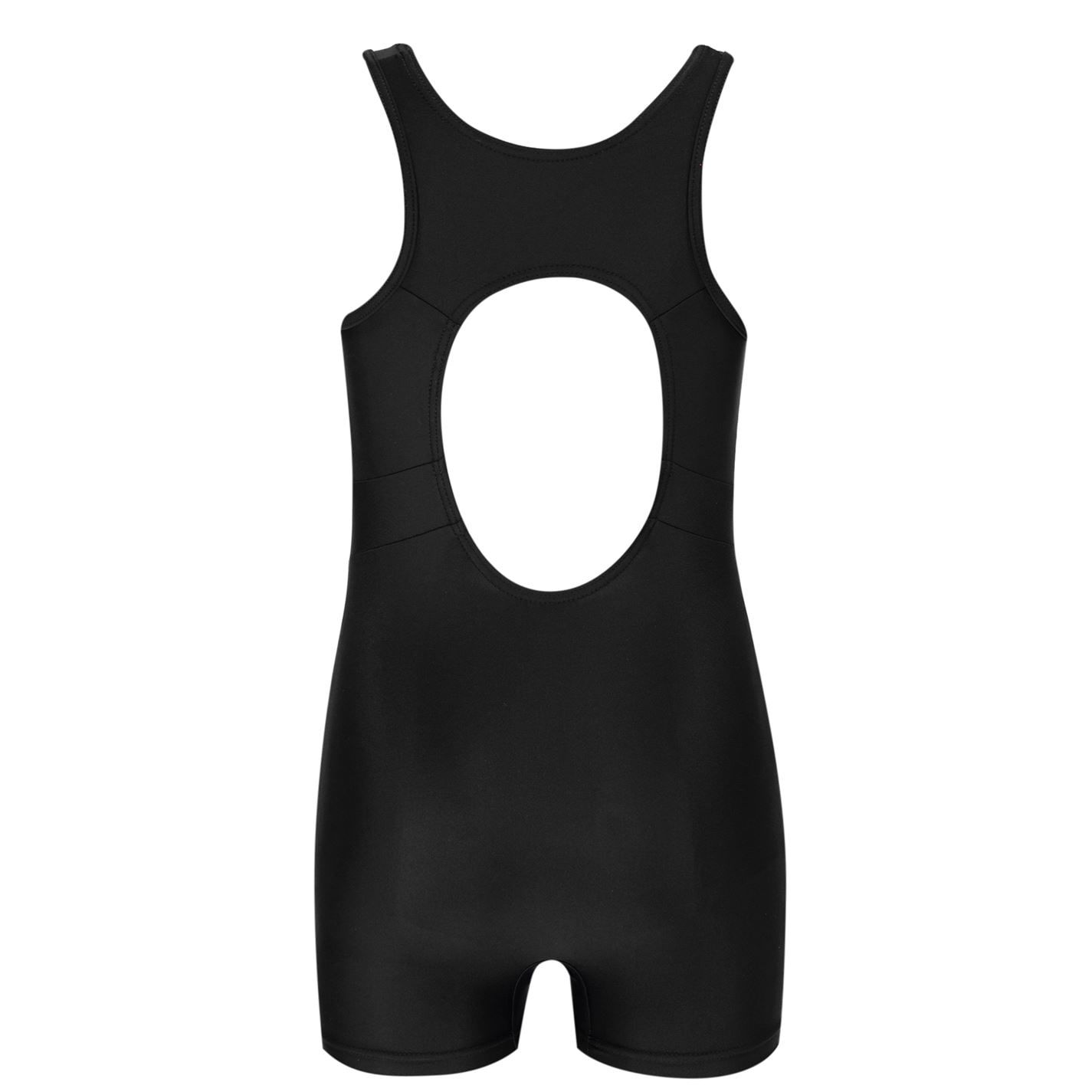 Slazenger Girls Boyleg Swimming Suit Stretch Fit Swimwear