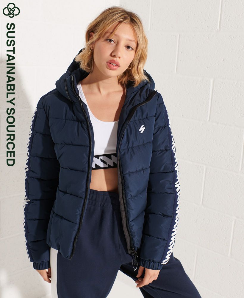 Superdry Code Logo Tape Spirit Puffer Jacket