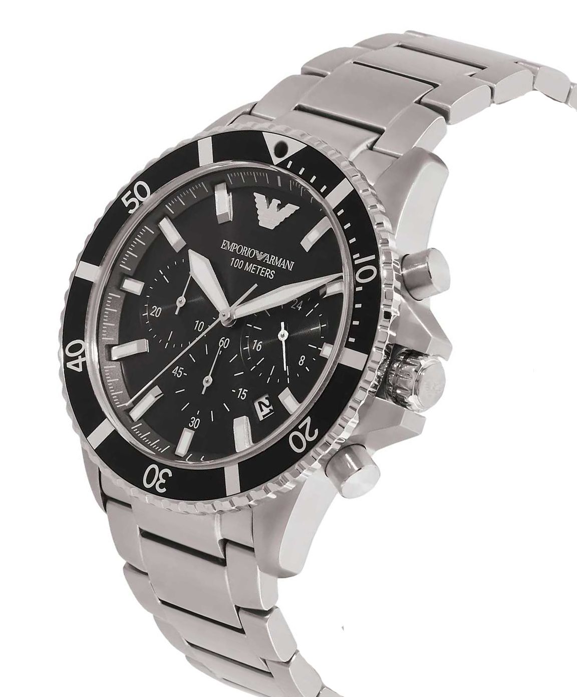 Emporio Armani Diver Men's Silver Watch AR11360