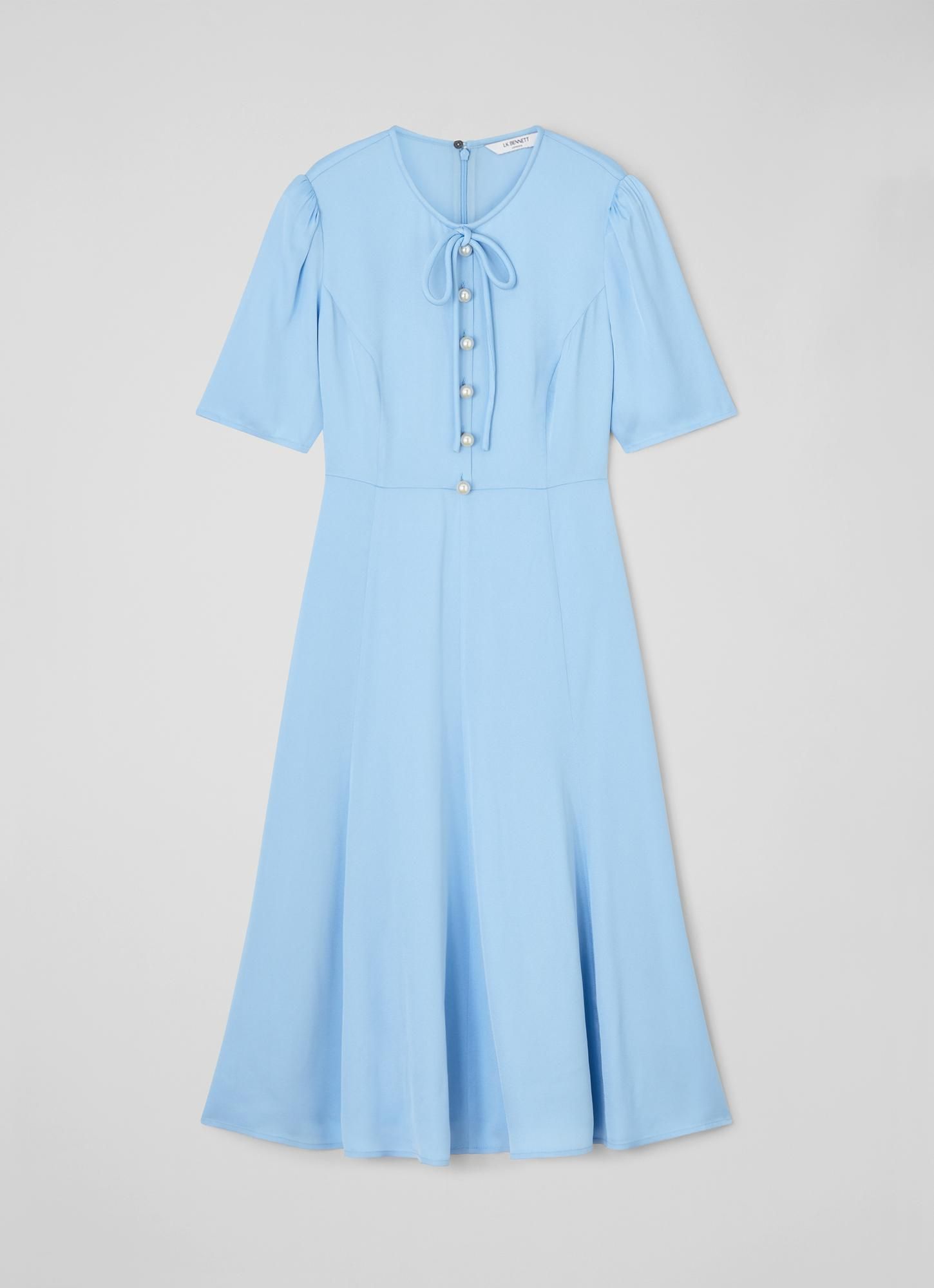 LK Bennett Montana Dresses, Hyacinth